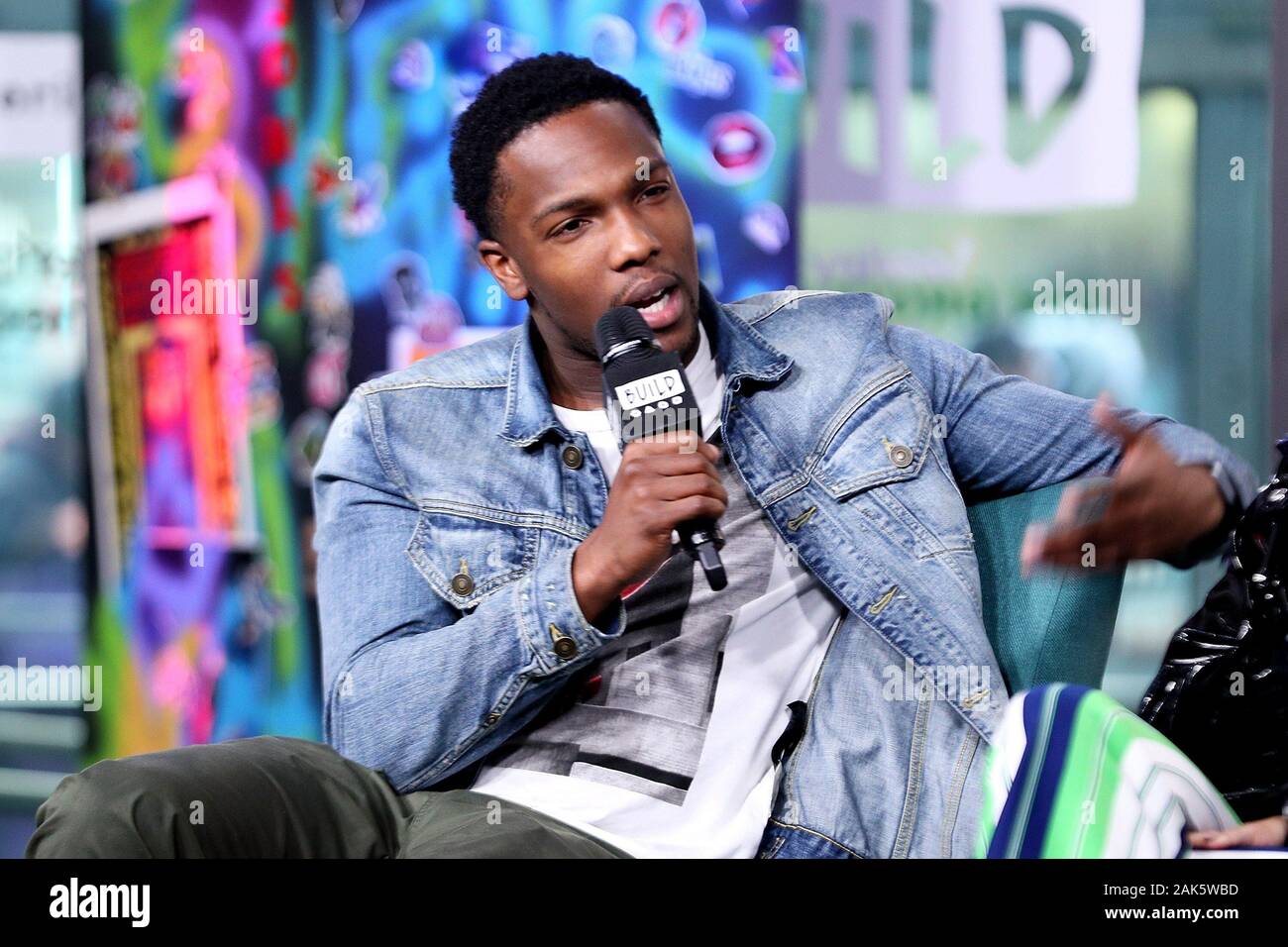 New York, NY, USA. 6th Jan, 2020. Tosin Cole inside for AOL Build ...