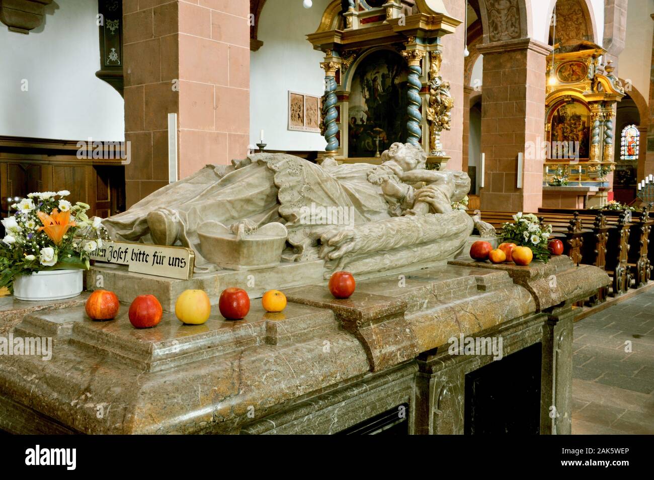 Kall-Steinfeld: Kloster Steinfeld, Sarkophag des Hl. Hermann Joseph ...