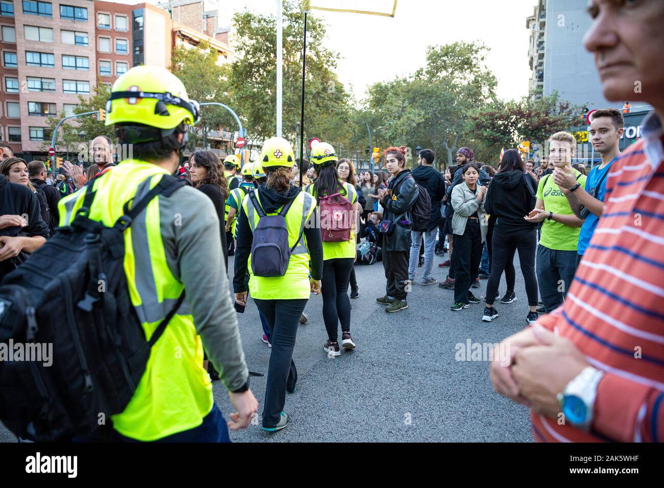 Days of the sentence of the Catalan Politicians. Barcelona. 2019.10.16 ...