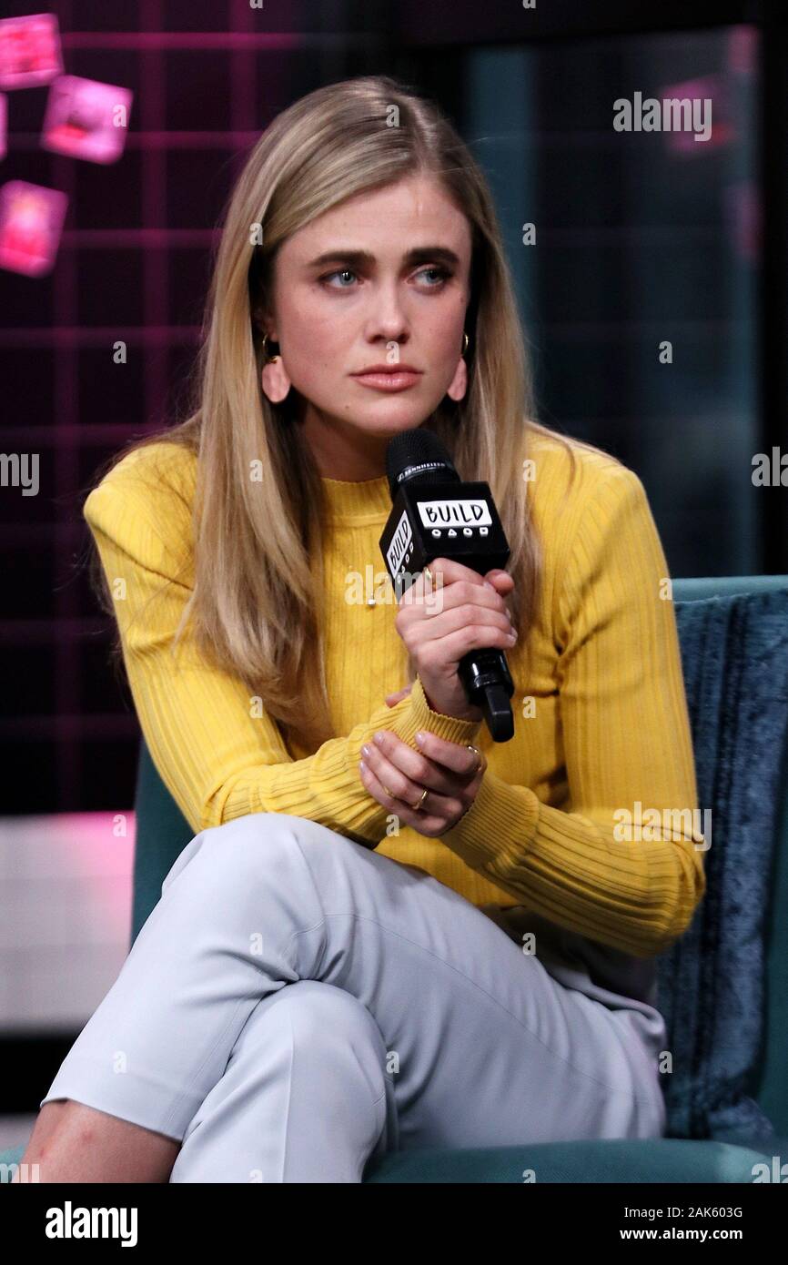 New York, NY, USA. 6th Jan, 2020. Melissa Roxburgh inside for AOL Build ...