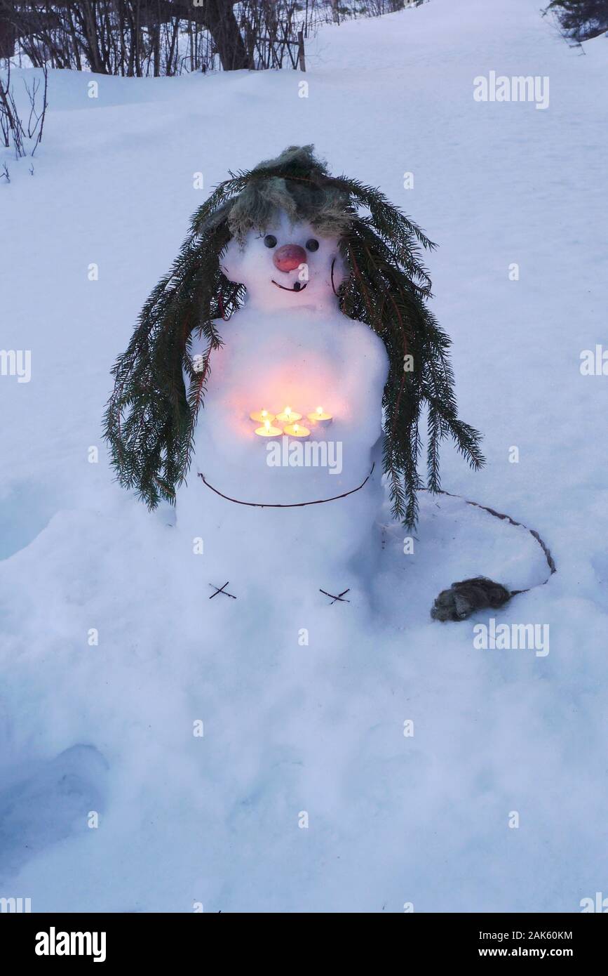 Light snow in the garden hi-res stock photography and images - Alamy