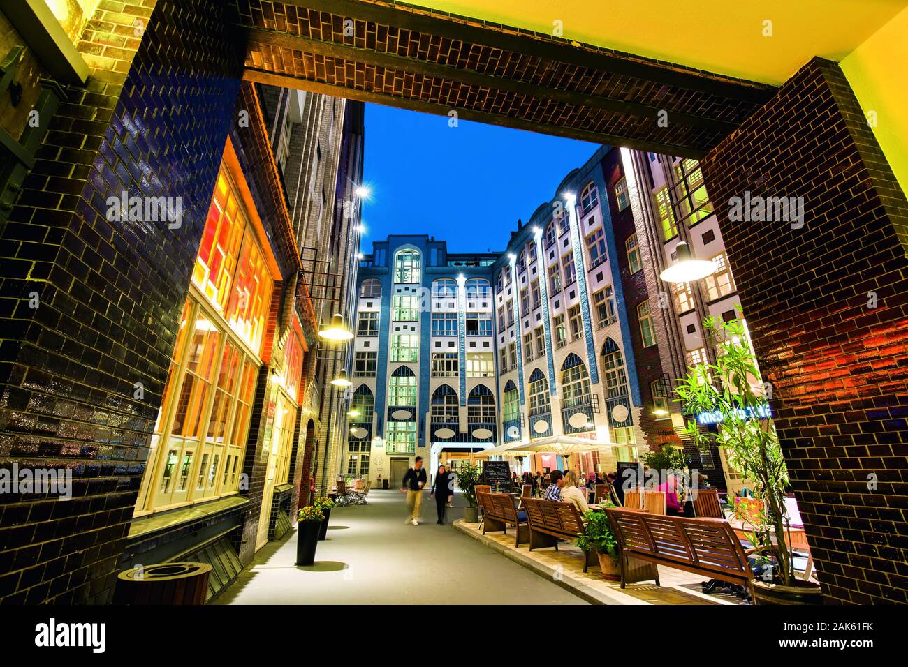 Berlin-Mitte: Hackesche Hoefe, Berlin | usage worldwide Stock Photo - Alamy