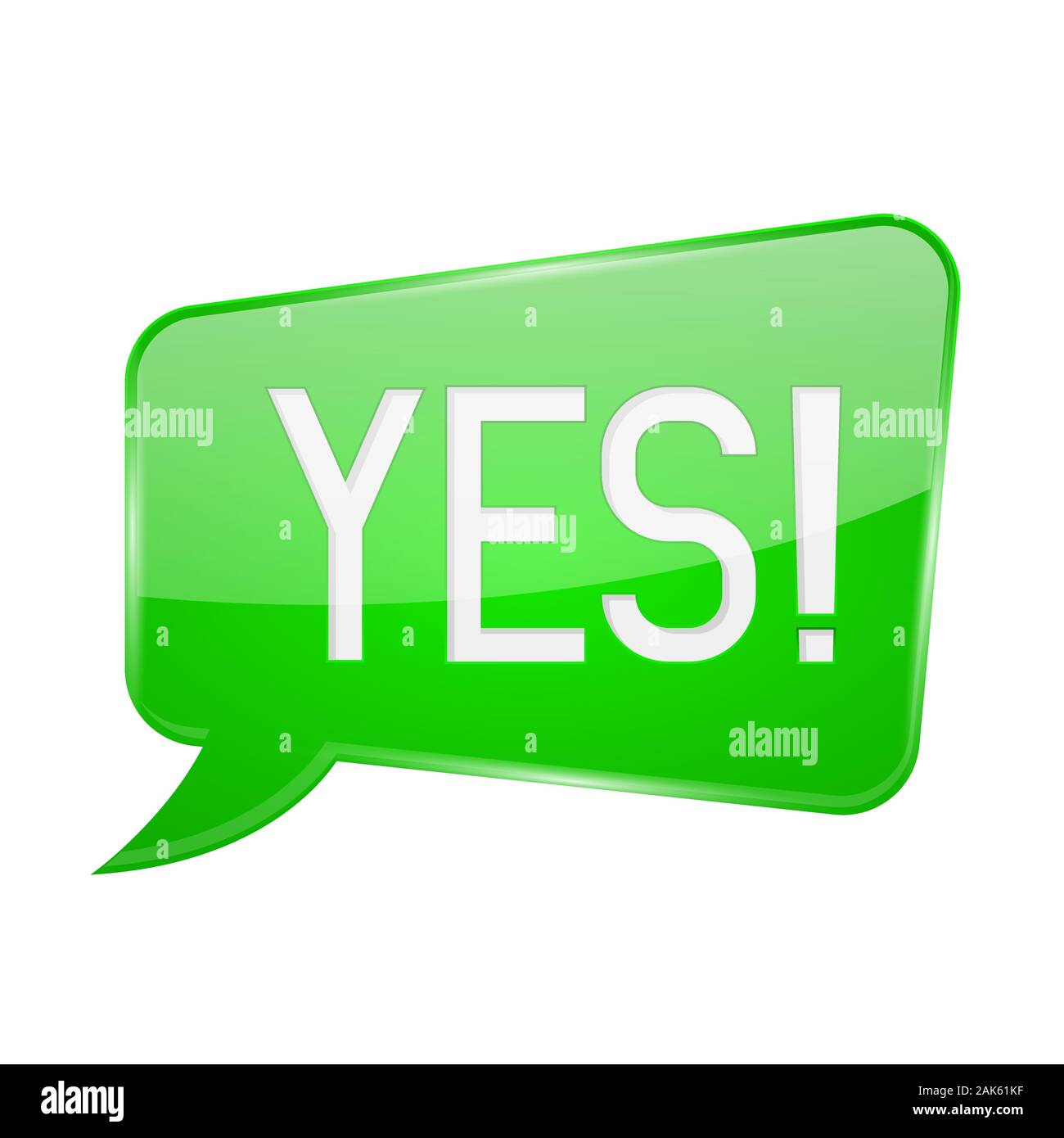 Yes sign hi-res stock photography and images - Alamy