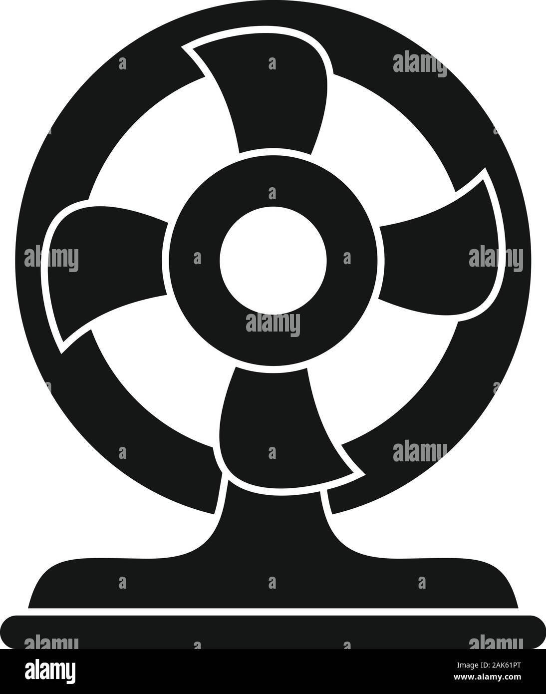 Room filter fan icon. Simple illustration of room filter fan vector ...