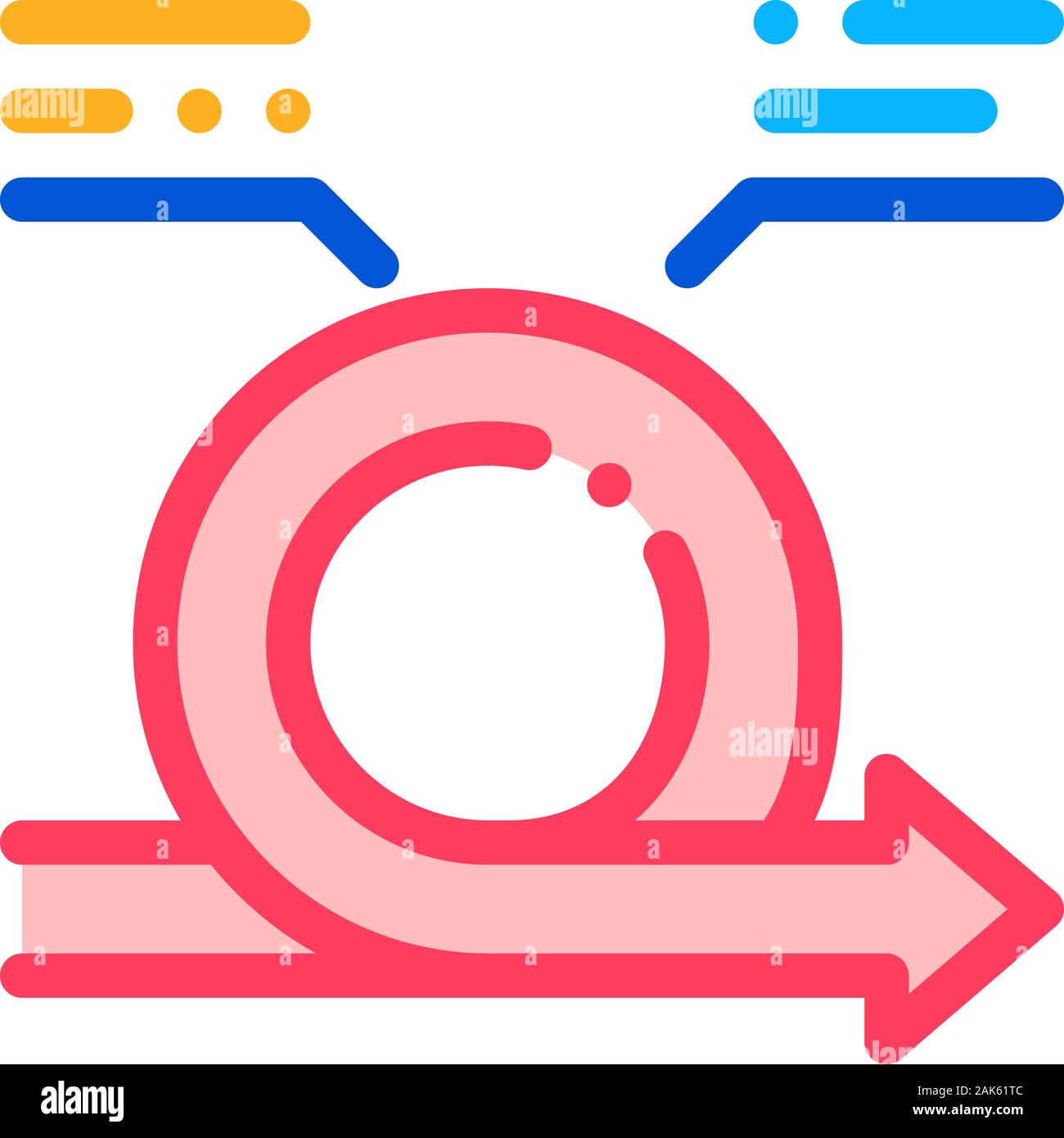 Round Agile Arrow Mark With Comments Vector Icon Stock Vector Image & Art - Alamy