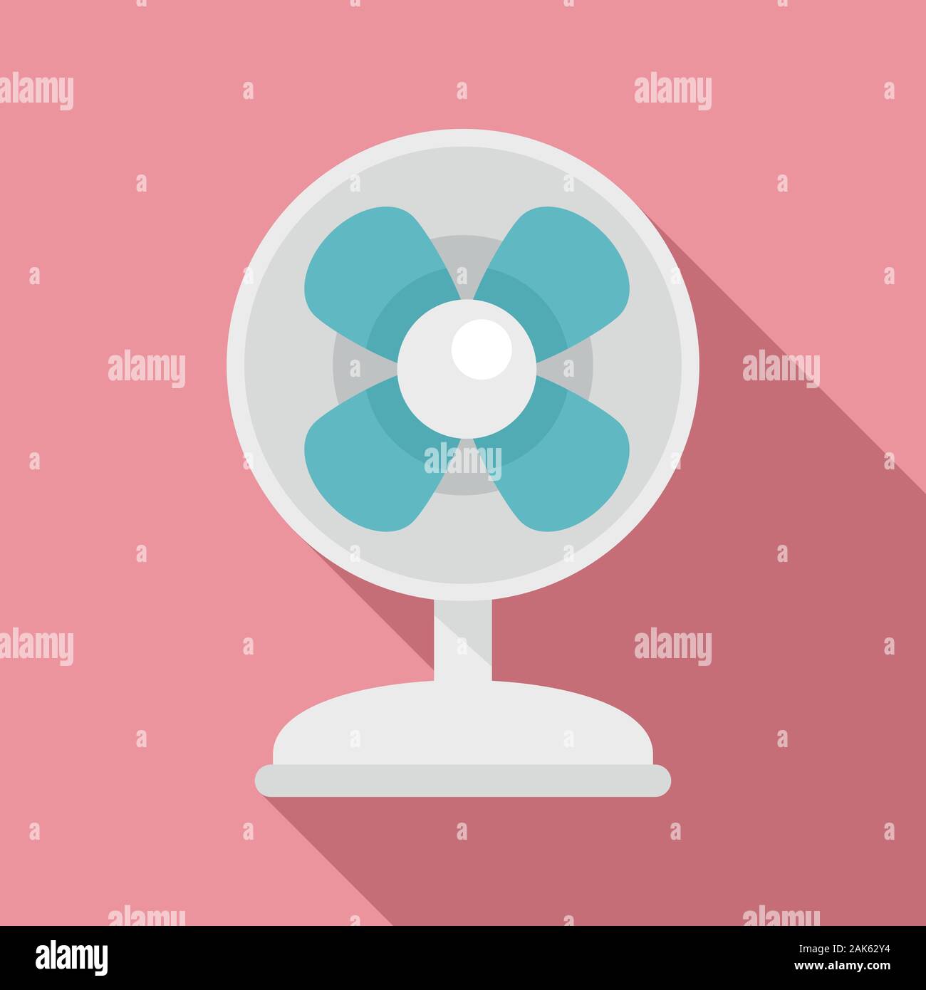 Clean room fan icon. Flat illustration of clean room fan vector icon ...