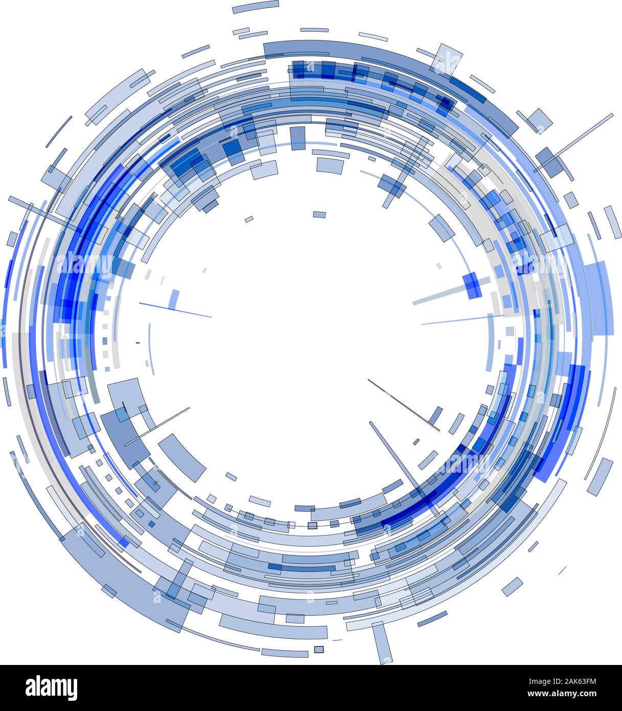 Light blue 3d radial Stock Vector Images - Alamy