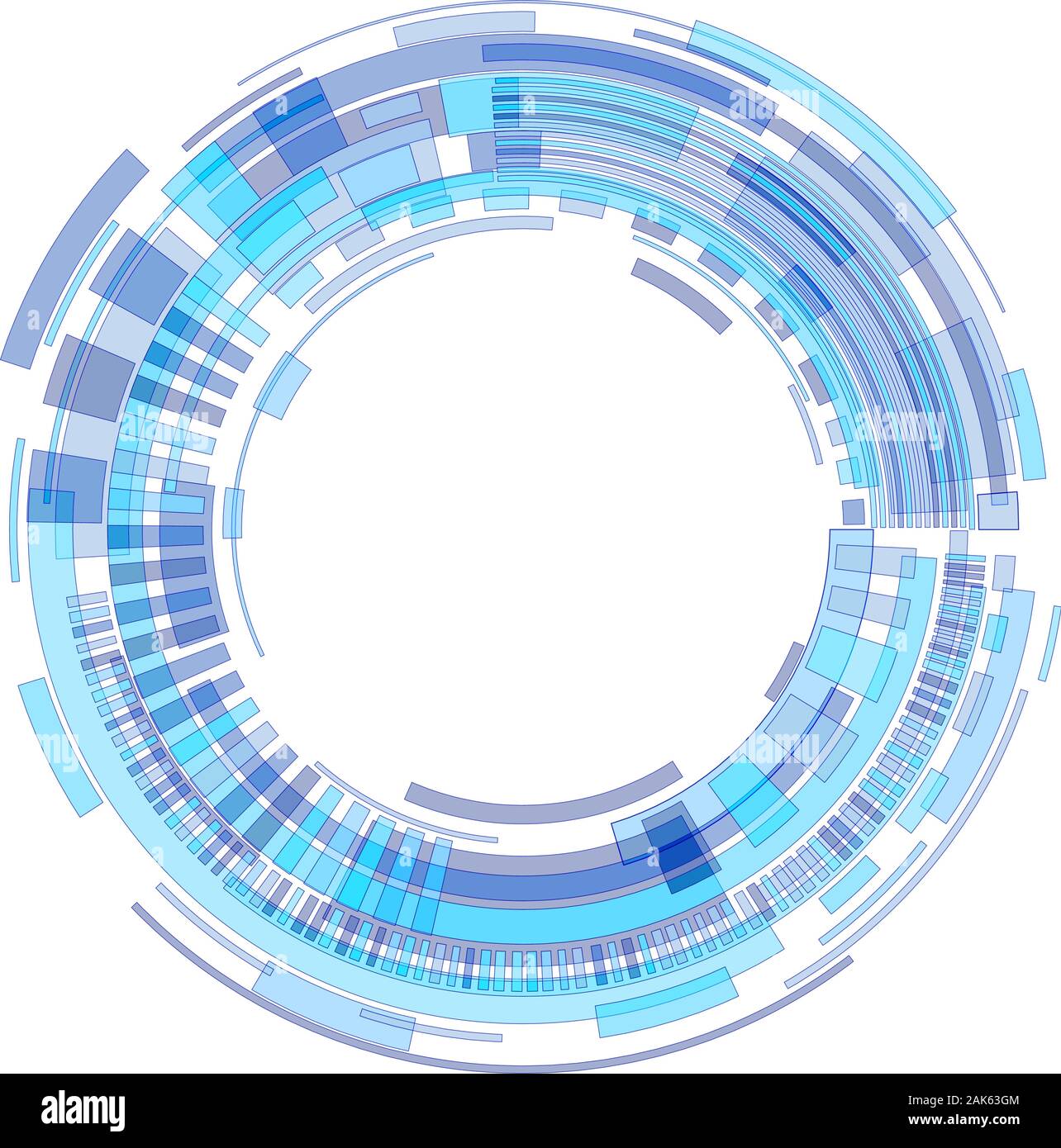 Blue 3D circle Stock Vector Image & Art - Alamy