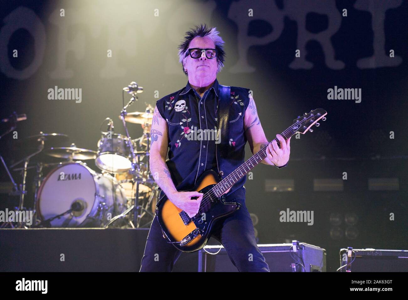 American punk rock band The Offspring performing at Abbotsford Centre ...