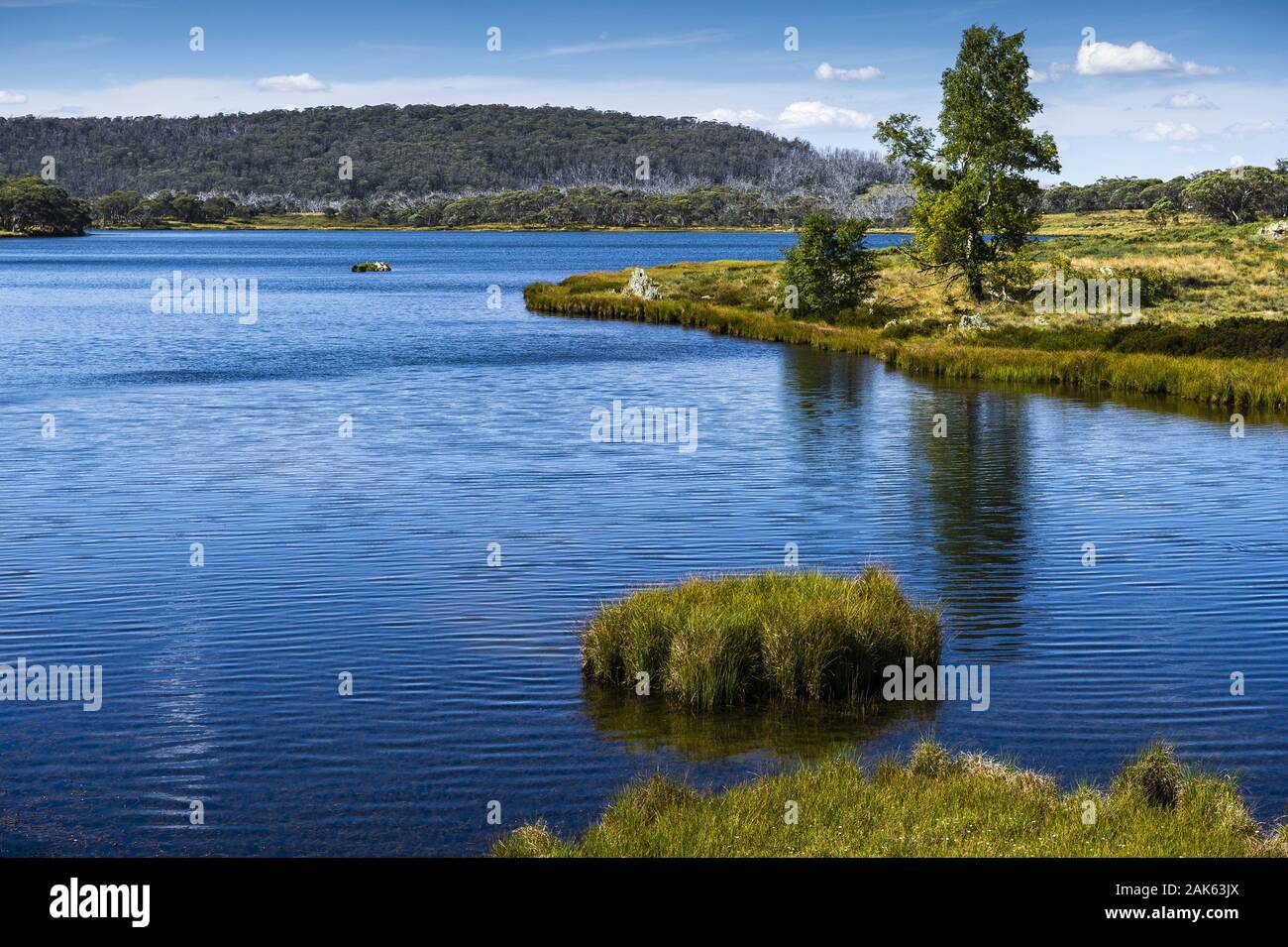 New South Wales: Snowy Mountains, Three Mile Damm bei Kiandra ...