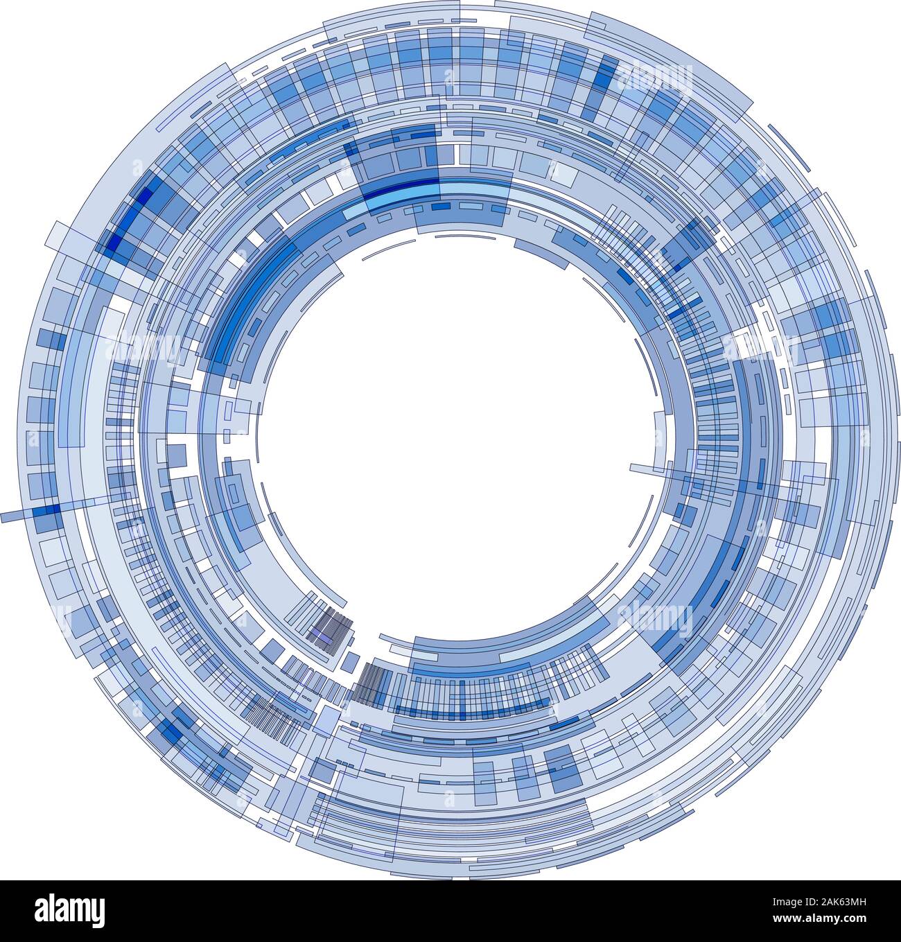 Blue 3D circle Stock Vector Image & Art - Alamy