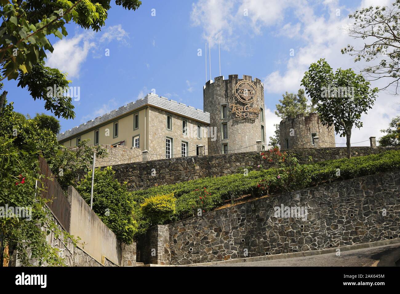 Nuwara Eliya: Tea Castle St. Clair, Sri Lanka | usage worldwide Stock ...