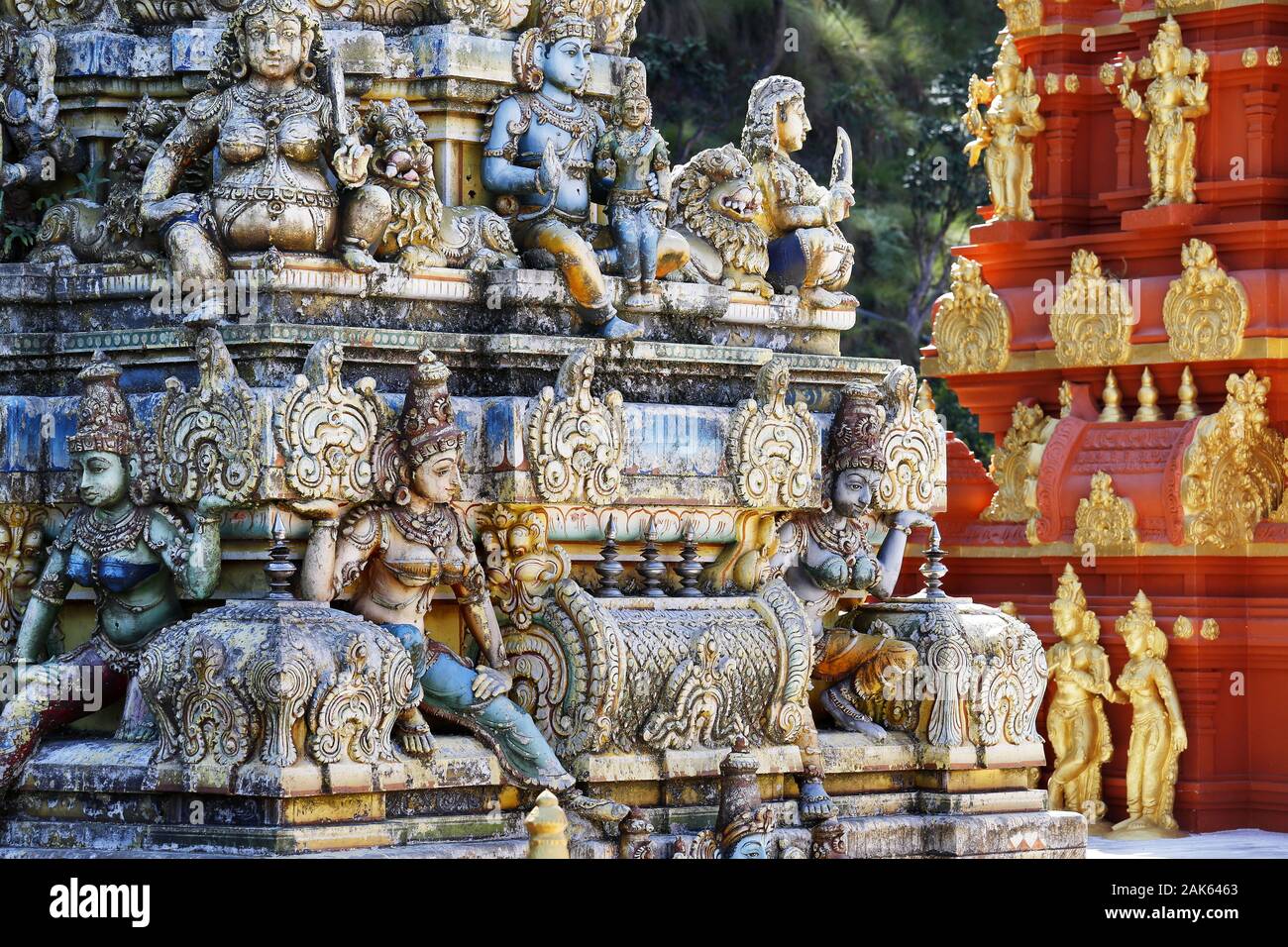 Seetha Eliya: Seetha Amman Temple, Hindu-Tempel im Tal von Nuwara Eliya ...
