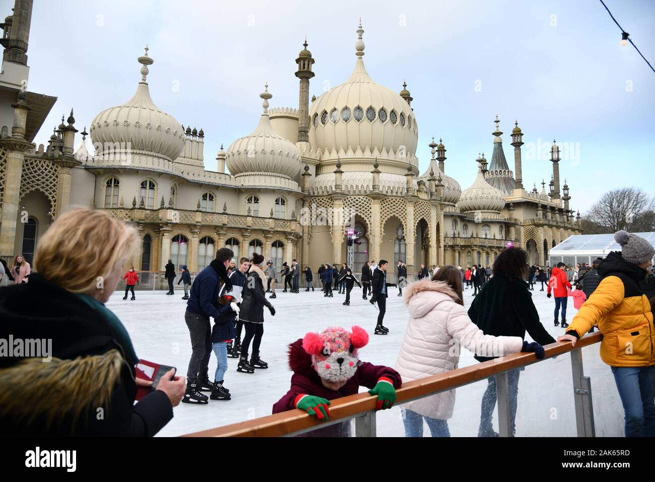 Brighton christmas ice skating hi-res stock photography and images - Alamy