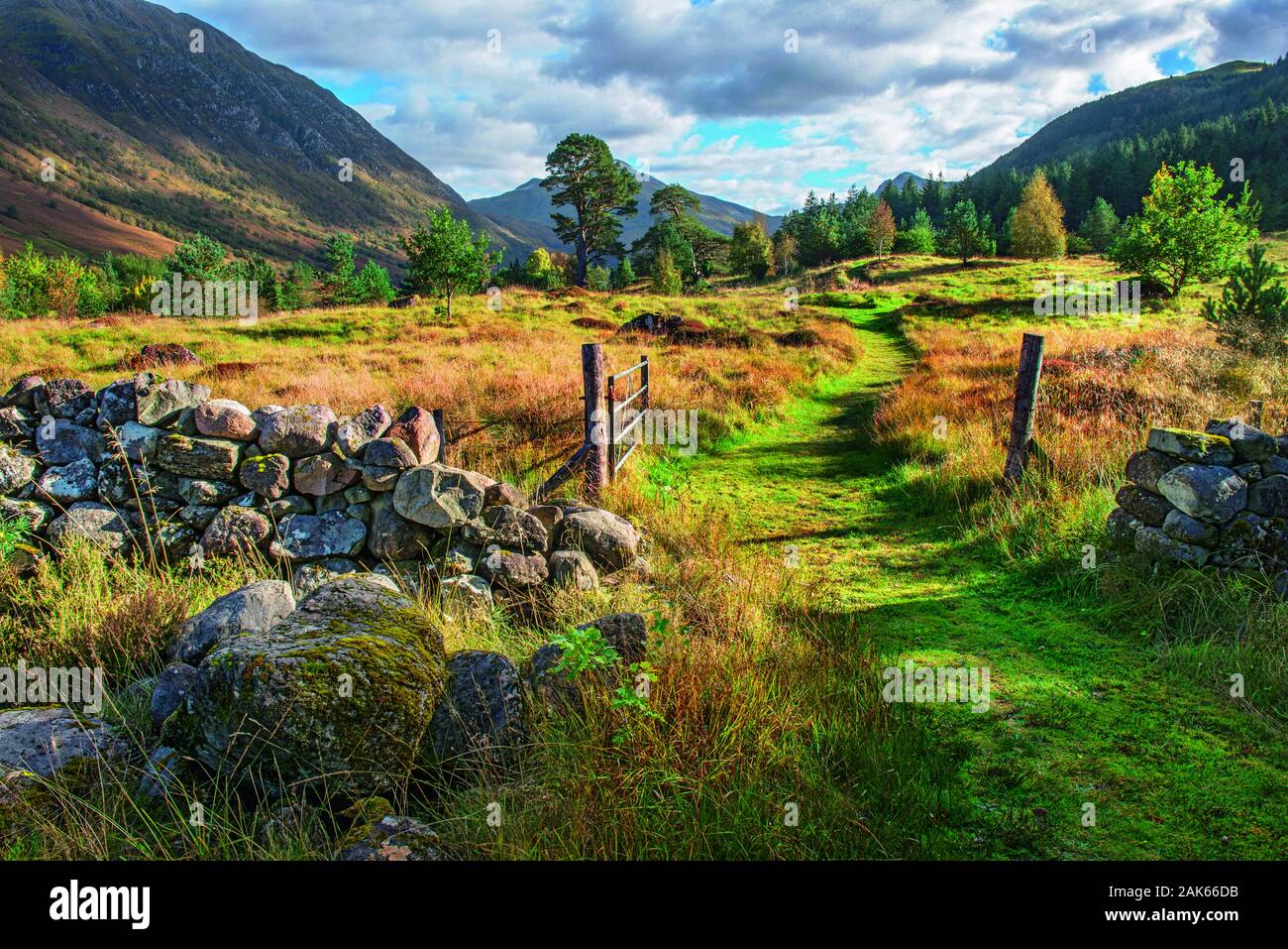 Fort William: Glen Nevis, Tal in der Council Area Highland in den ...