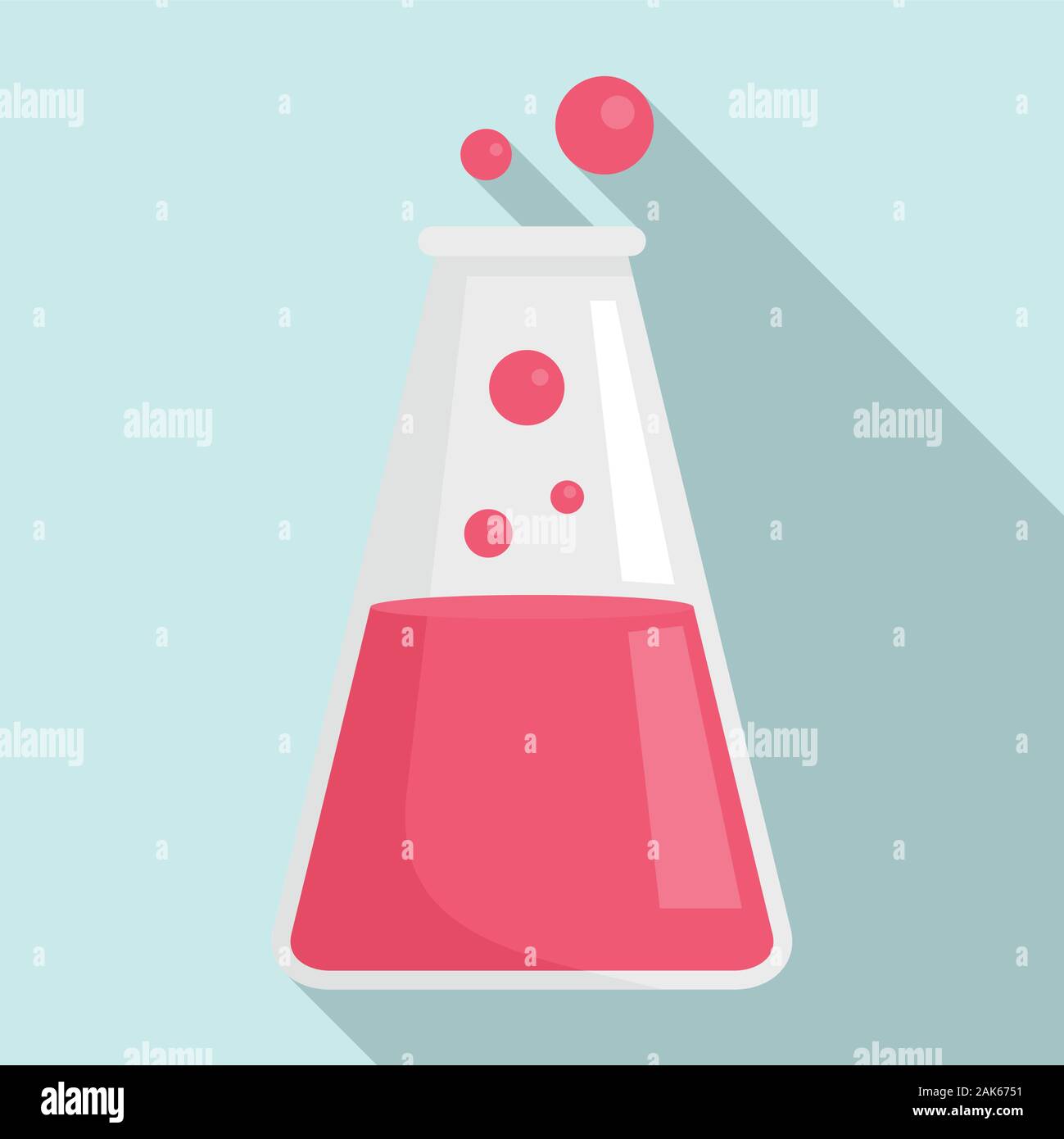 Lab boiling pot icon. Flat illustration of lab boiling pot vector icon ...