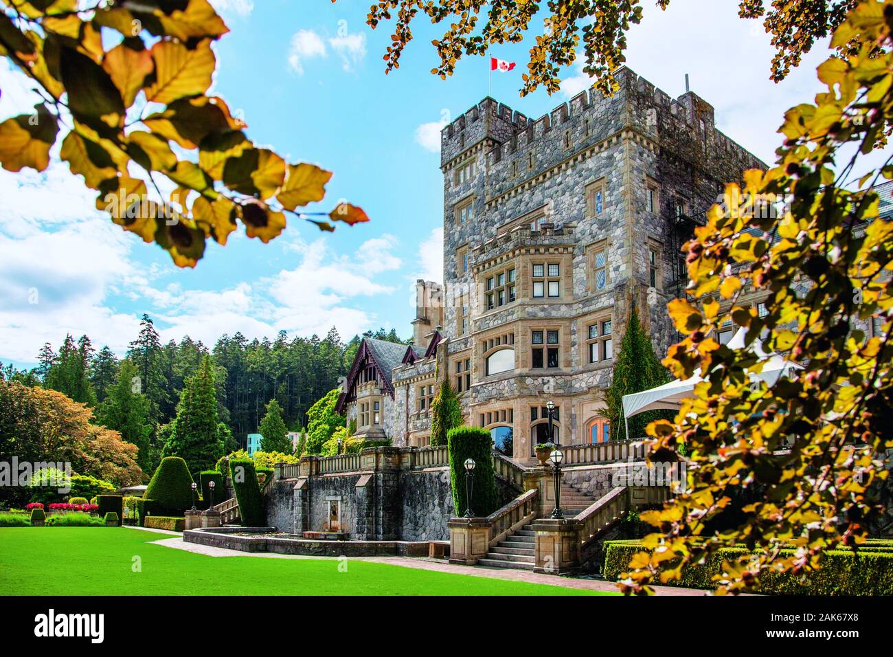British Columbia/Vancouver Island: Victoria, Hatley Castle, einst ...