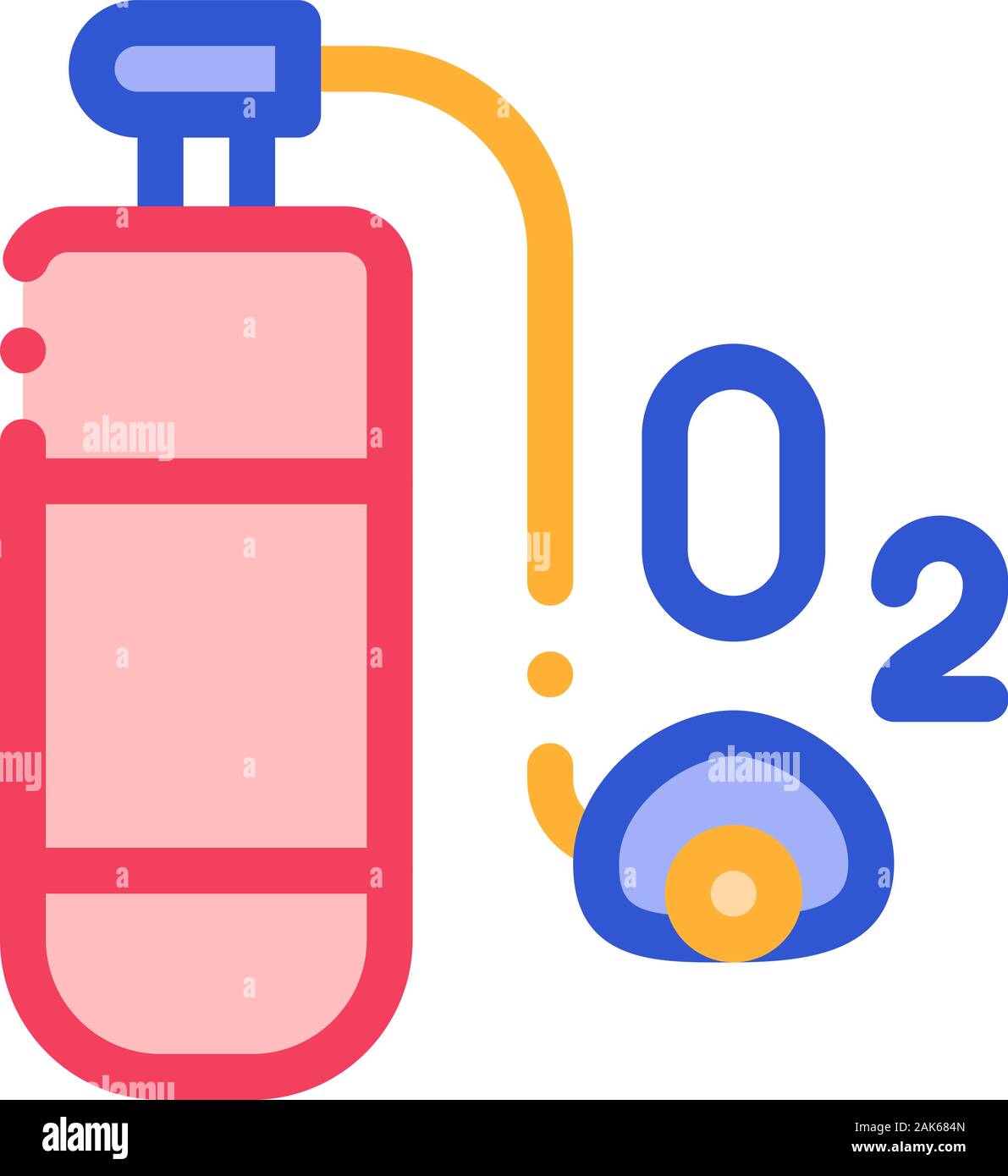 Oxygen Cylinder Alpinism Equipment Vector Icon Stock Vector Image & Art ...