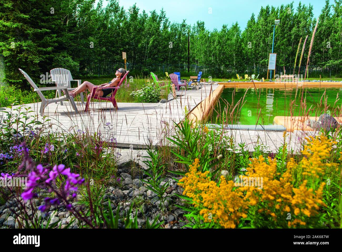 Takhini hot springs yukon hi-res stock photography and images - Alamy