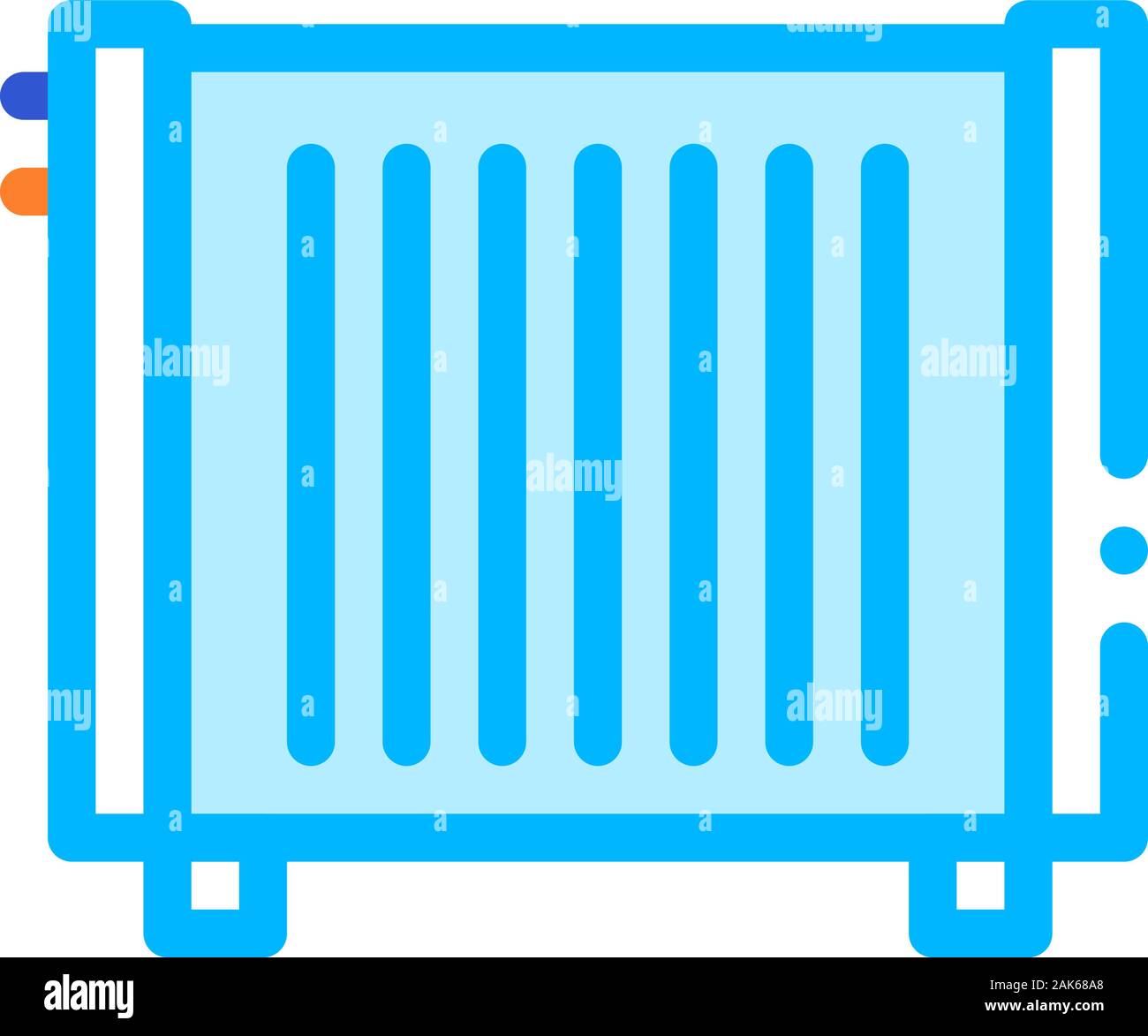 Home Water Radiator Heating Equipment Vector Icon Stock Vector Image ...