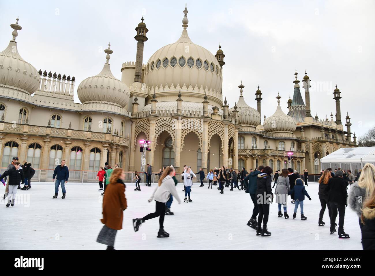 Brighton christmas ice skating hi-res stock photography and images - Alamy