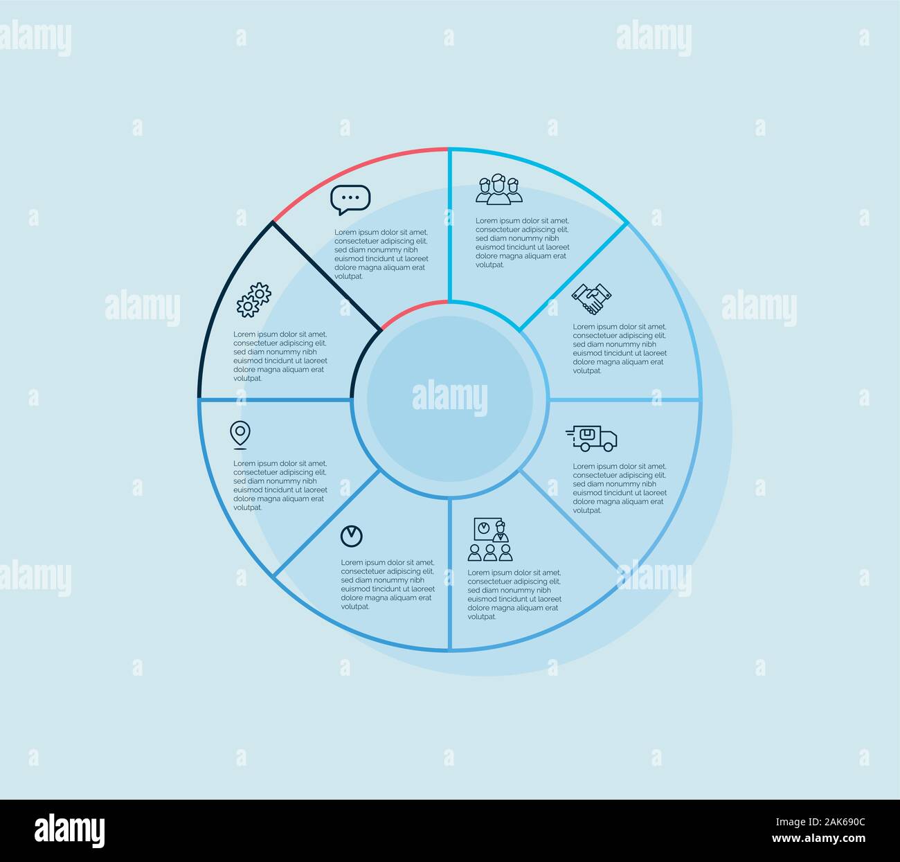 Colorful vector design for workflow layout, diagram, number options ...