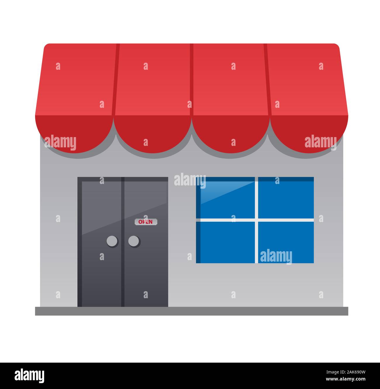 illustration of the shop buildng icon Stock Vector Image & Art - Alamy