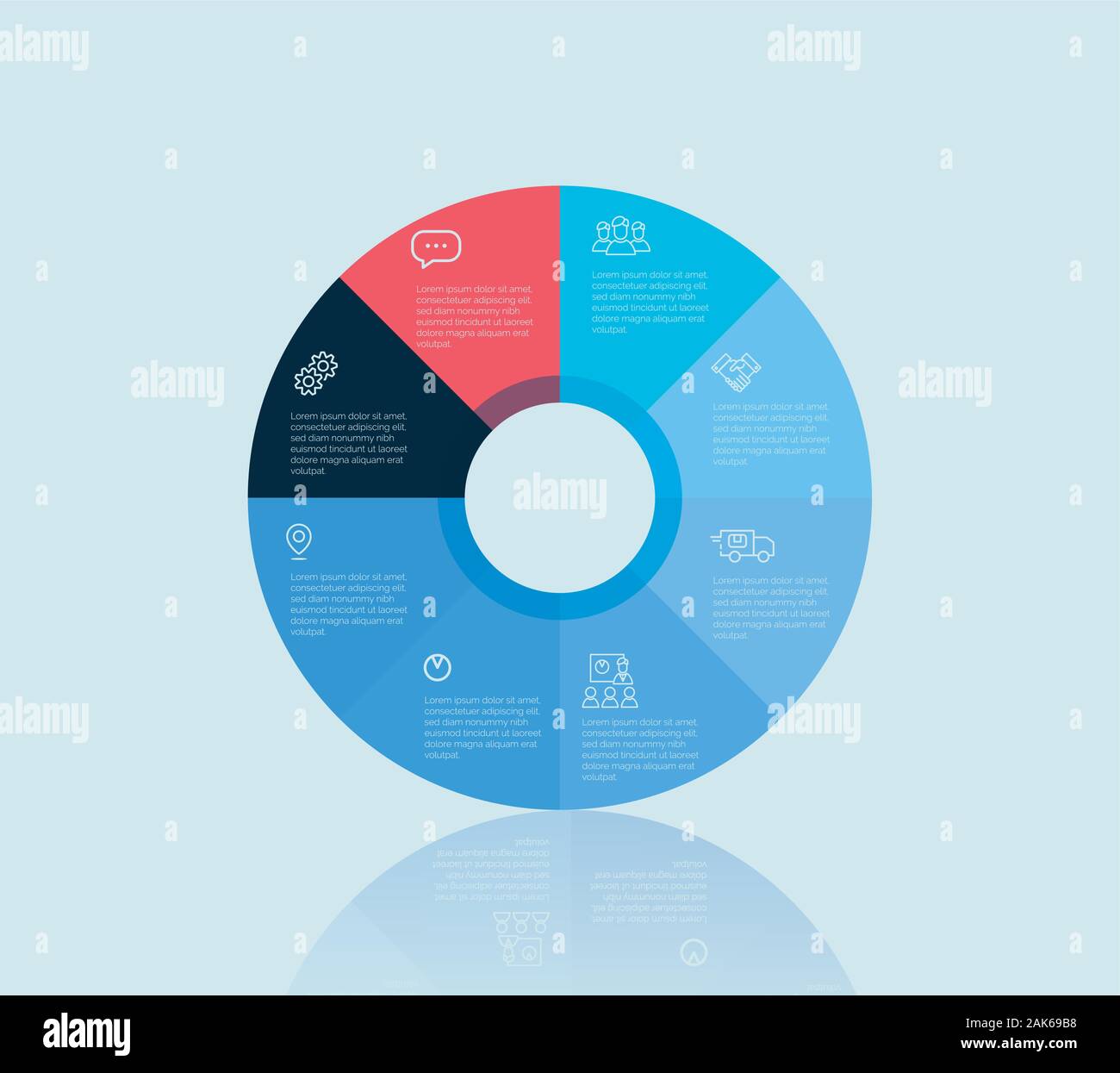 Colorful vector design for workflow layout, diagram, number options ...