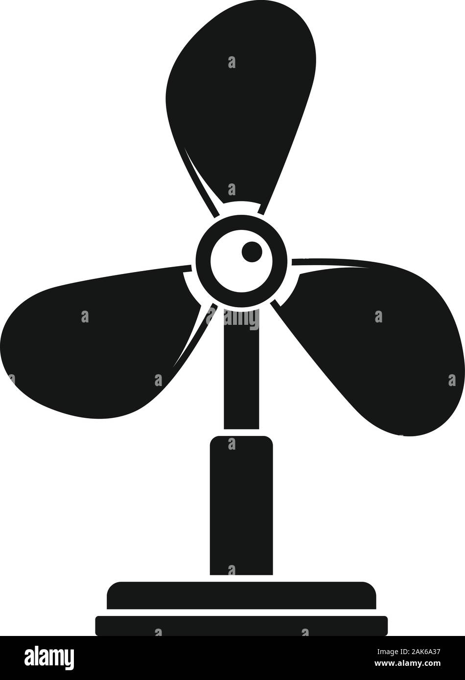 Old room fan icon. Simple illustration of old room fan vector icon for ...