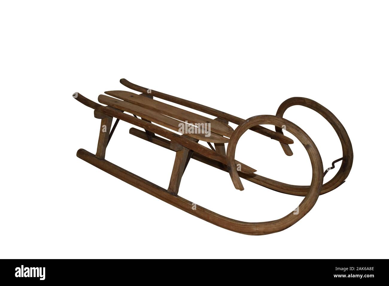 Sled on path Cut Out Stock Images & Pictures - Alamy