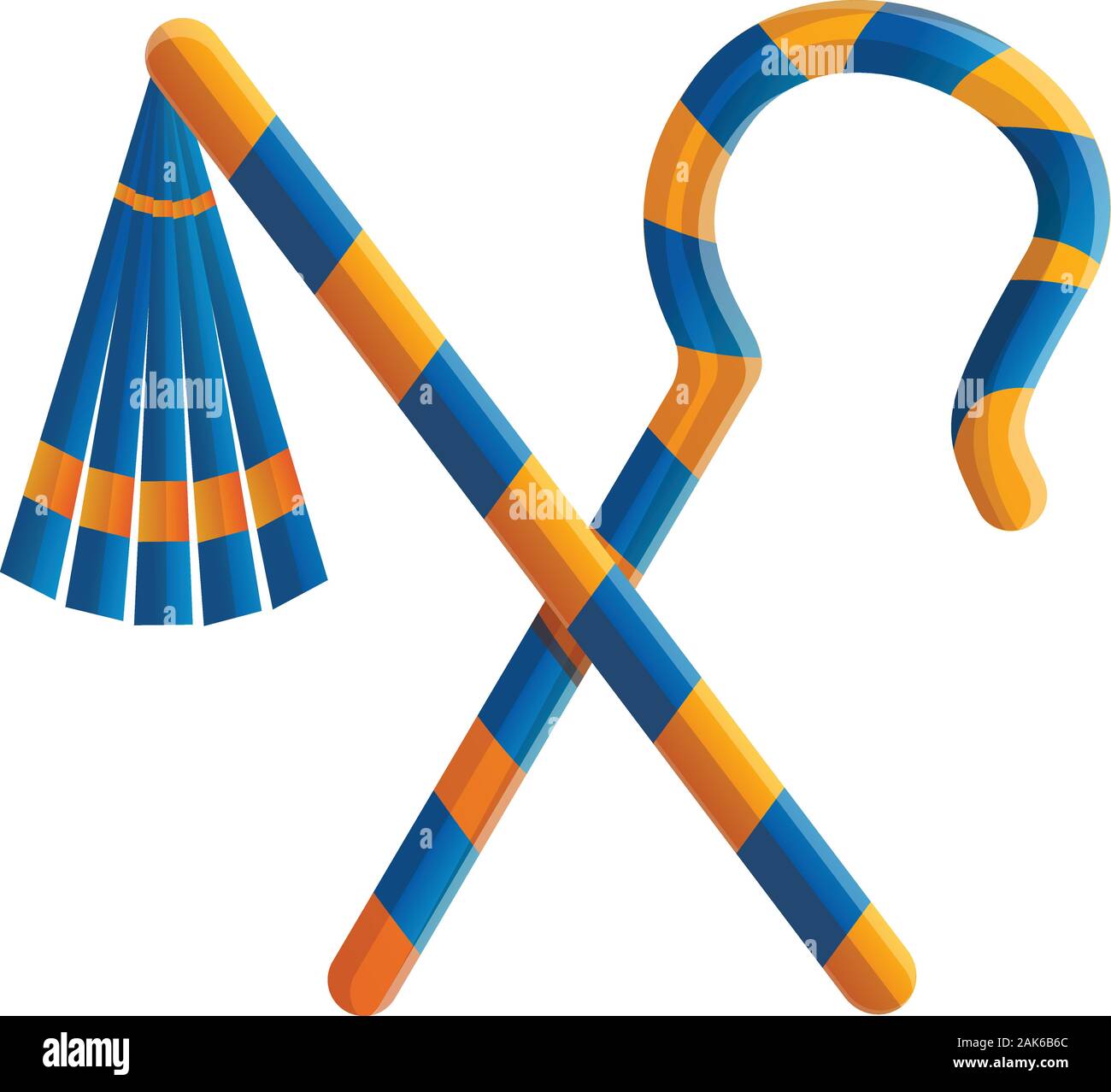 Pharaoh tools icon. Cartoon of pharaoh tools vector icon for web design ...