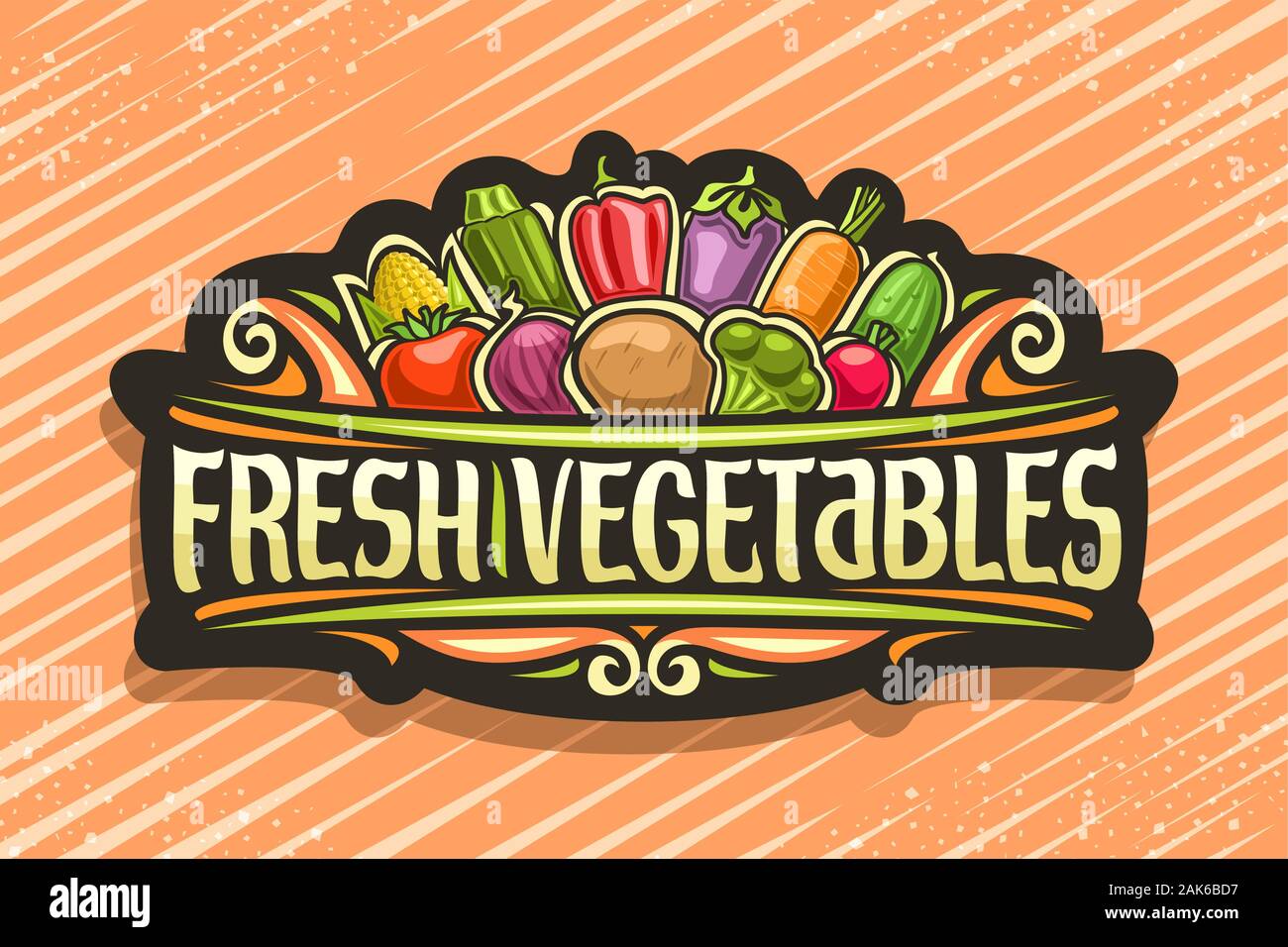 Vegetables Vector Logo