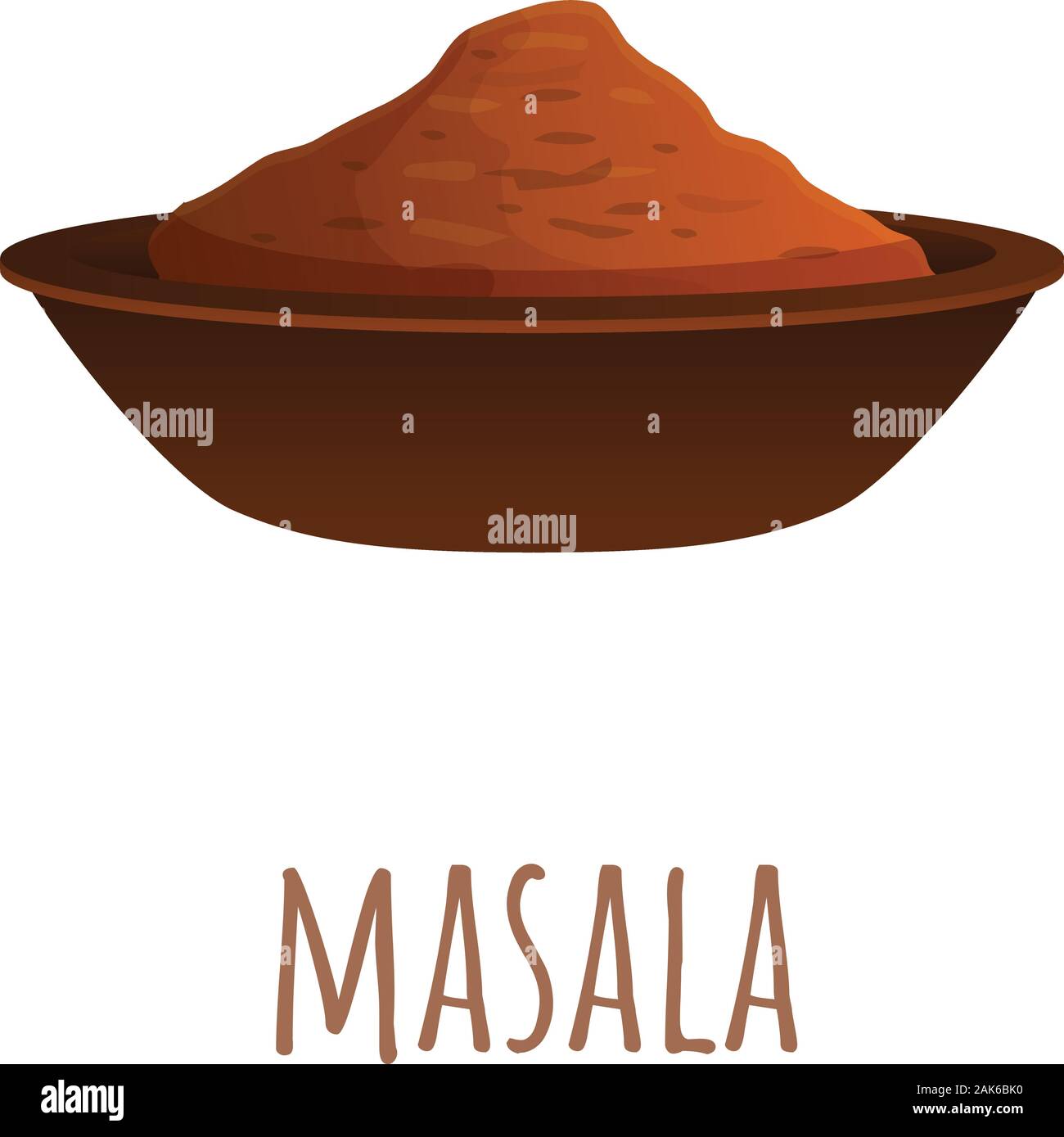 Masala icon. Cartoon of masala vector icon for web design isolated on ...
