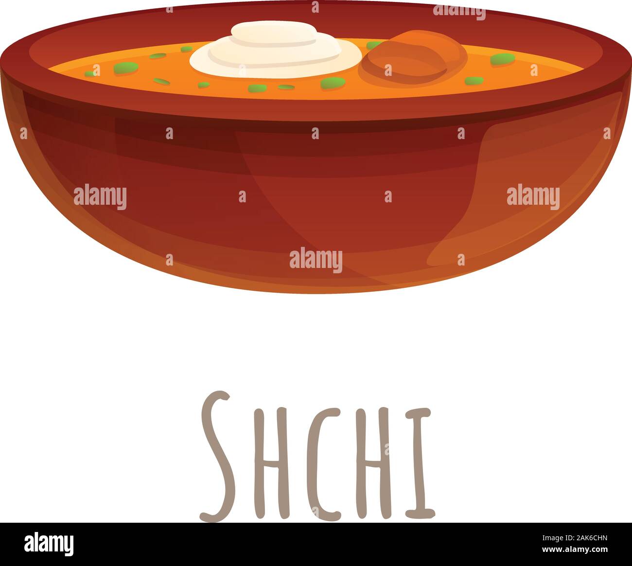 Shchi icon. Cartoon of shchi vector icon for web design isolated on ...