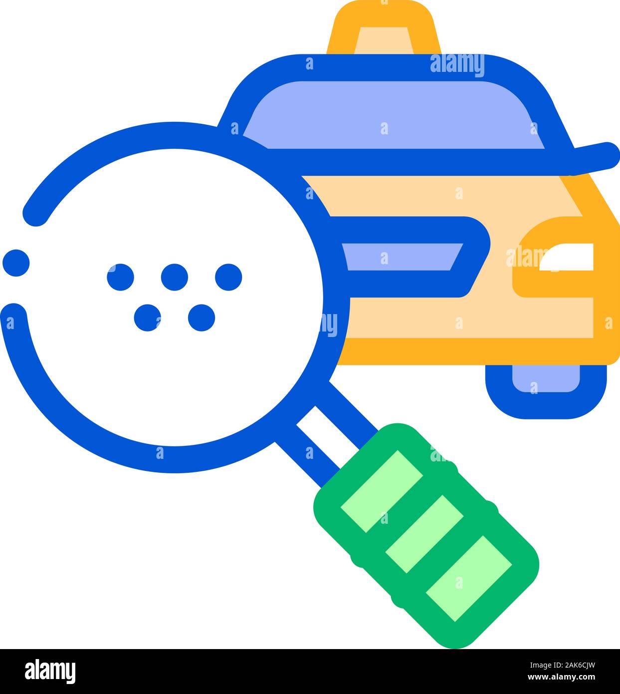 Taxi search outline icon hi-res stock photography and images - Alamy