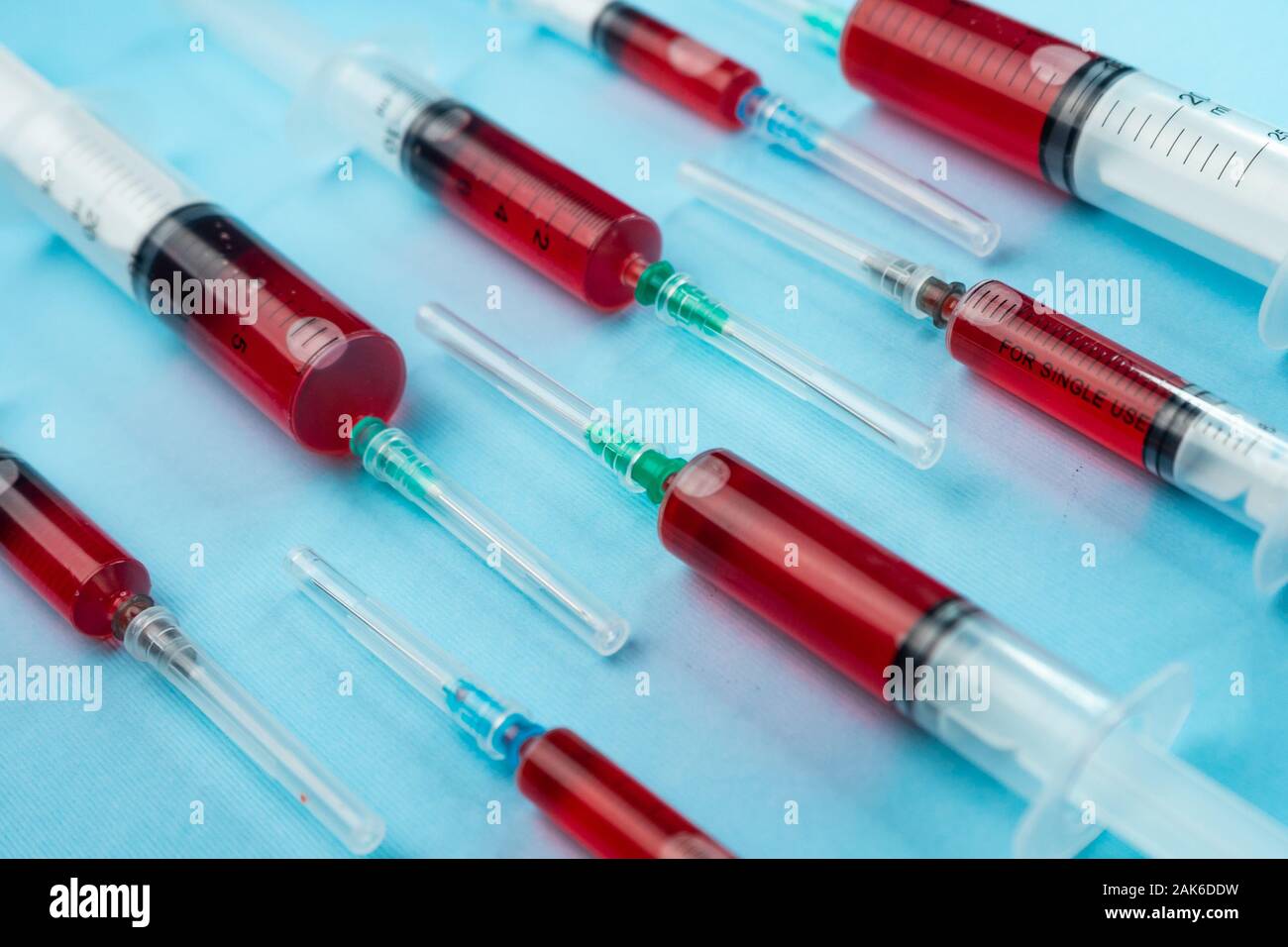 selective focus, filled with medical syringe Stock Photo - Alamy