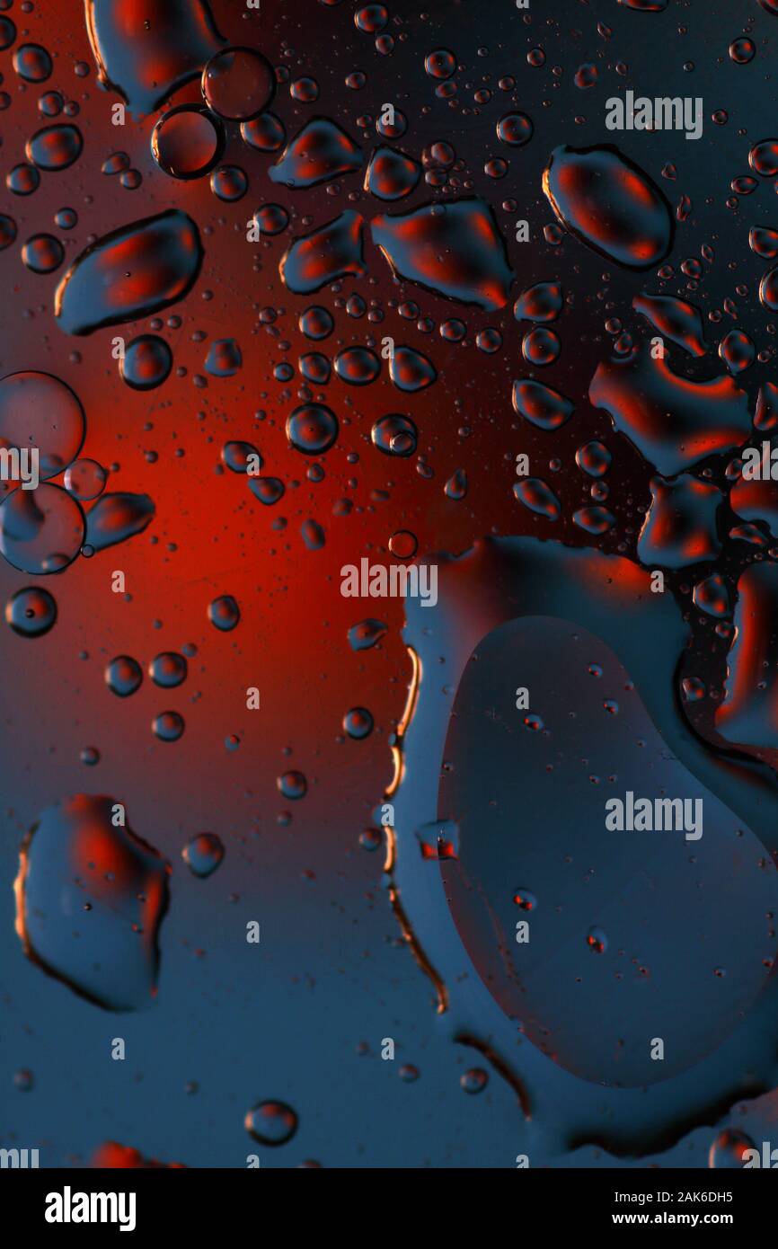 abstract background - waterdrops on background of different colors ...