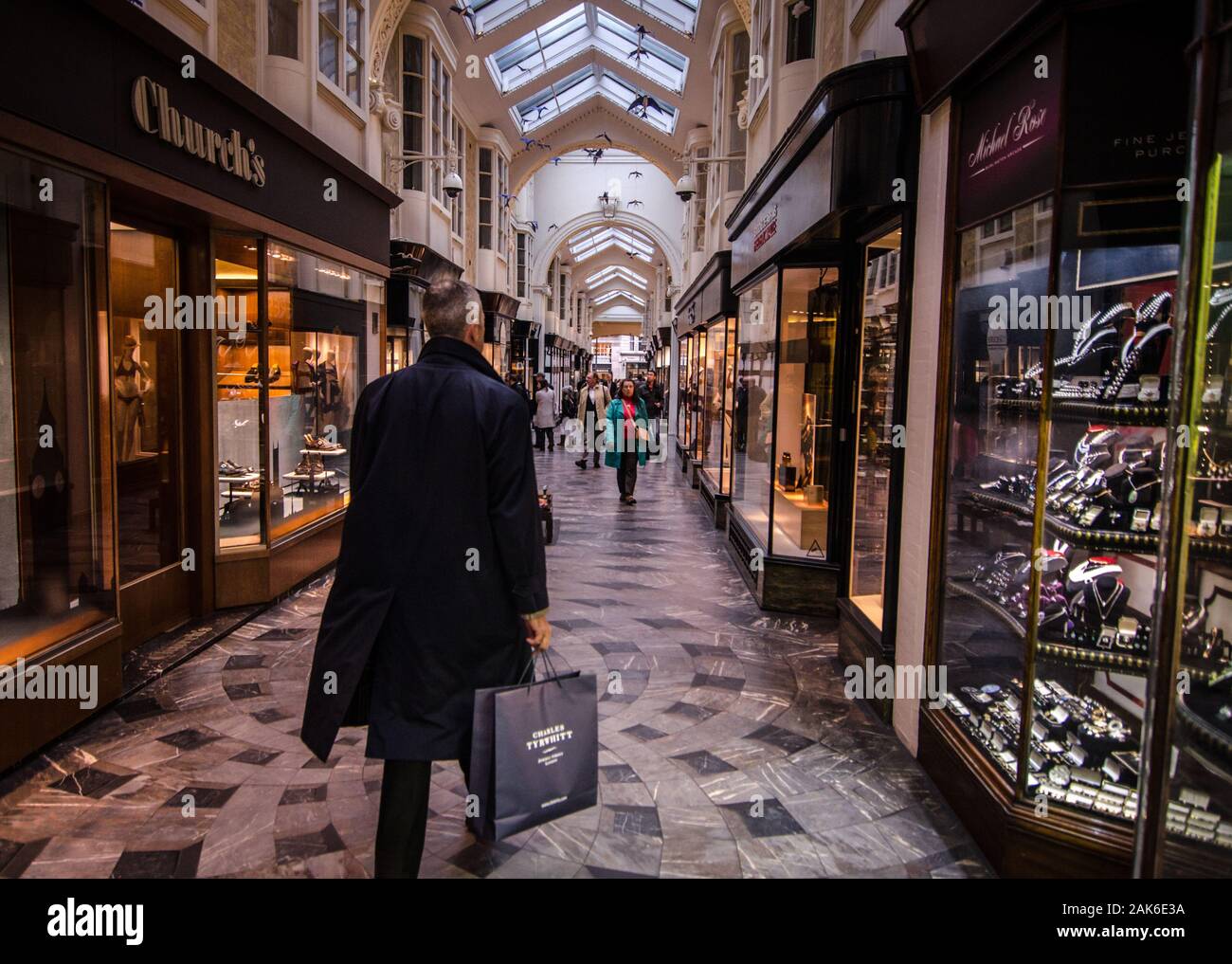 Burlington arcade street view hi-res stock photography and images - Alamy