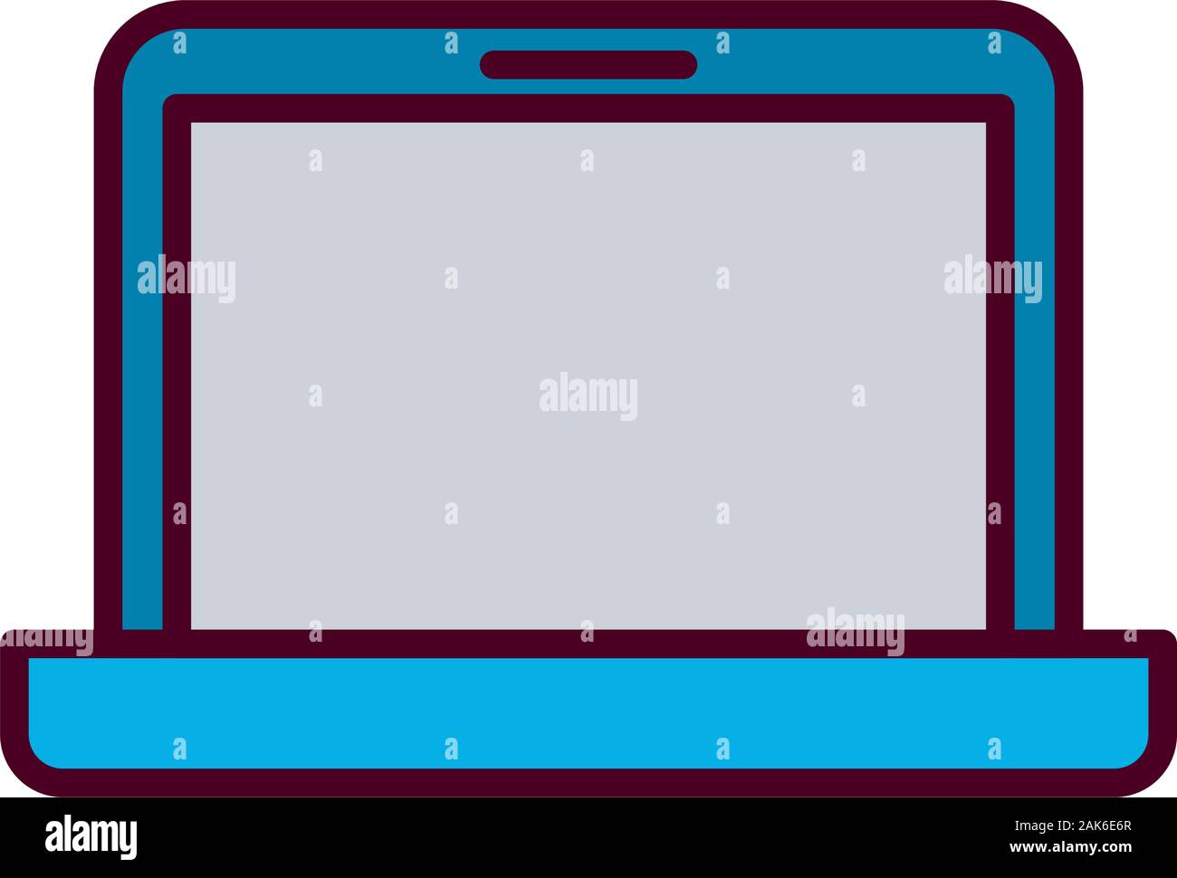 Isolated digital laptop vector design Stock Vector Image & Art - Alamy