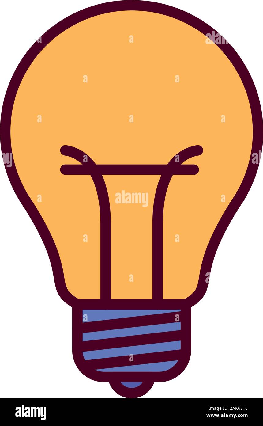 Isolated electric light bulb vector design Stock Vector Image & Art - Alamy