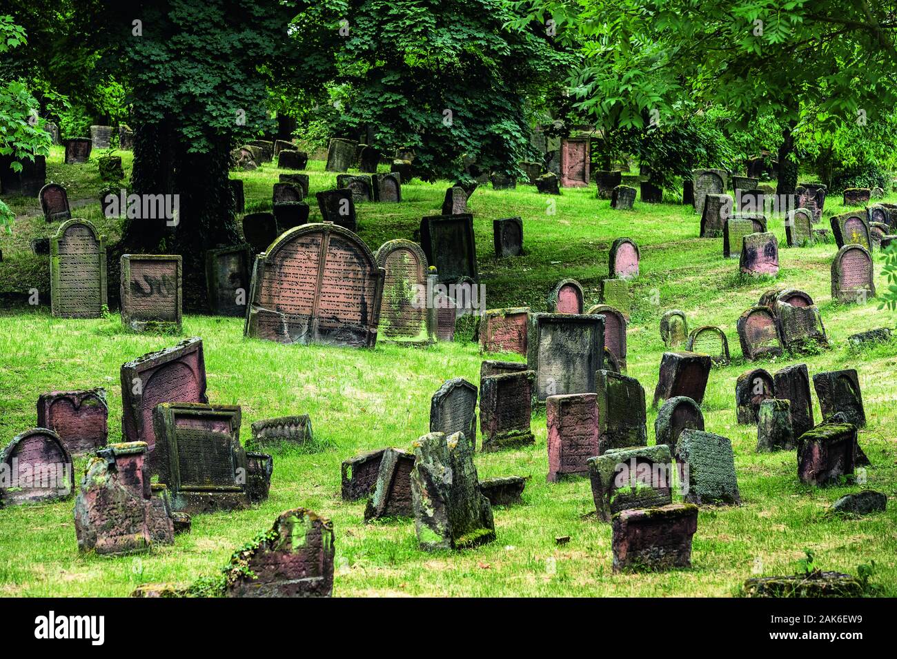 Worms: Juedischer Friedhof suedwestlich der Altstadt, aeltester ...