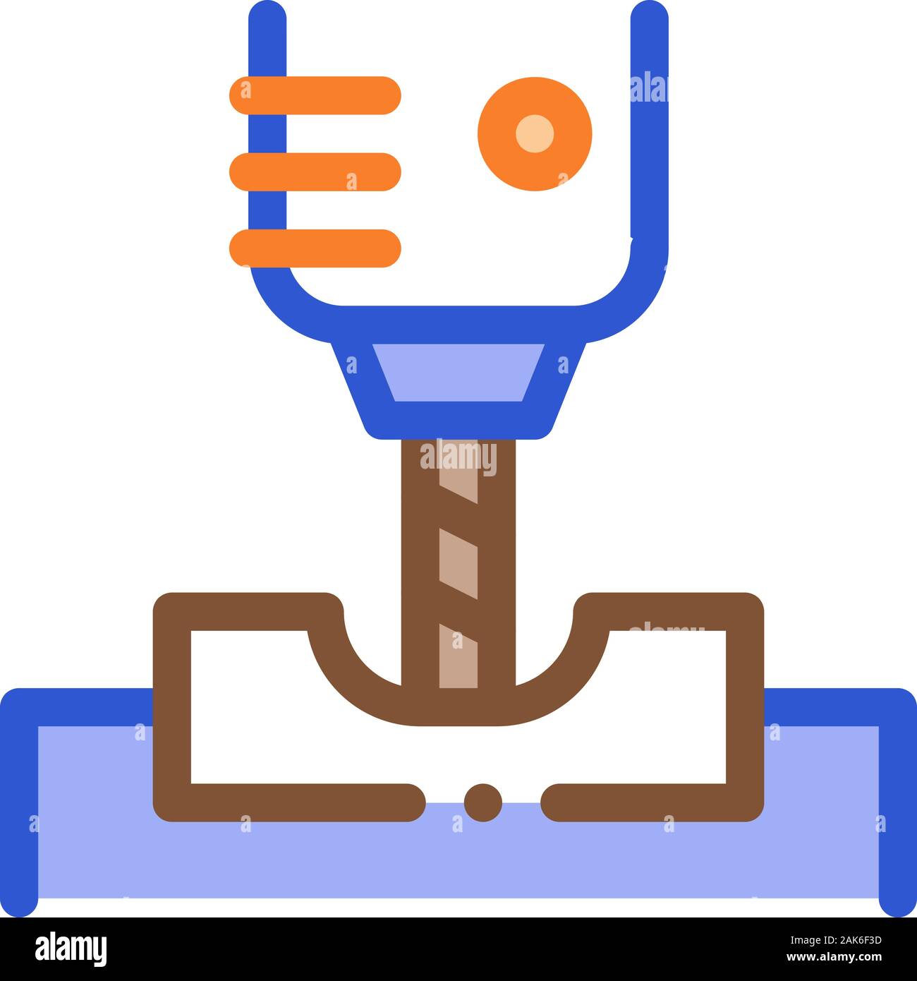 Manufacturing Process Metallurgical Icon Vector Illustration Stock ...