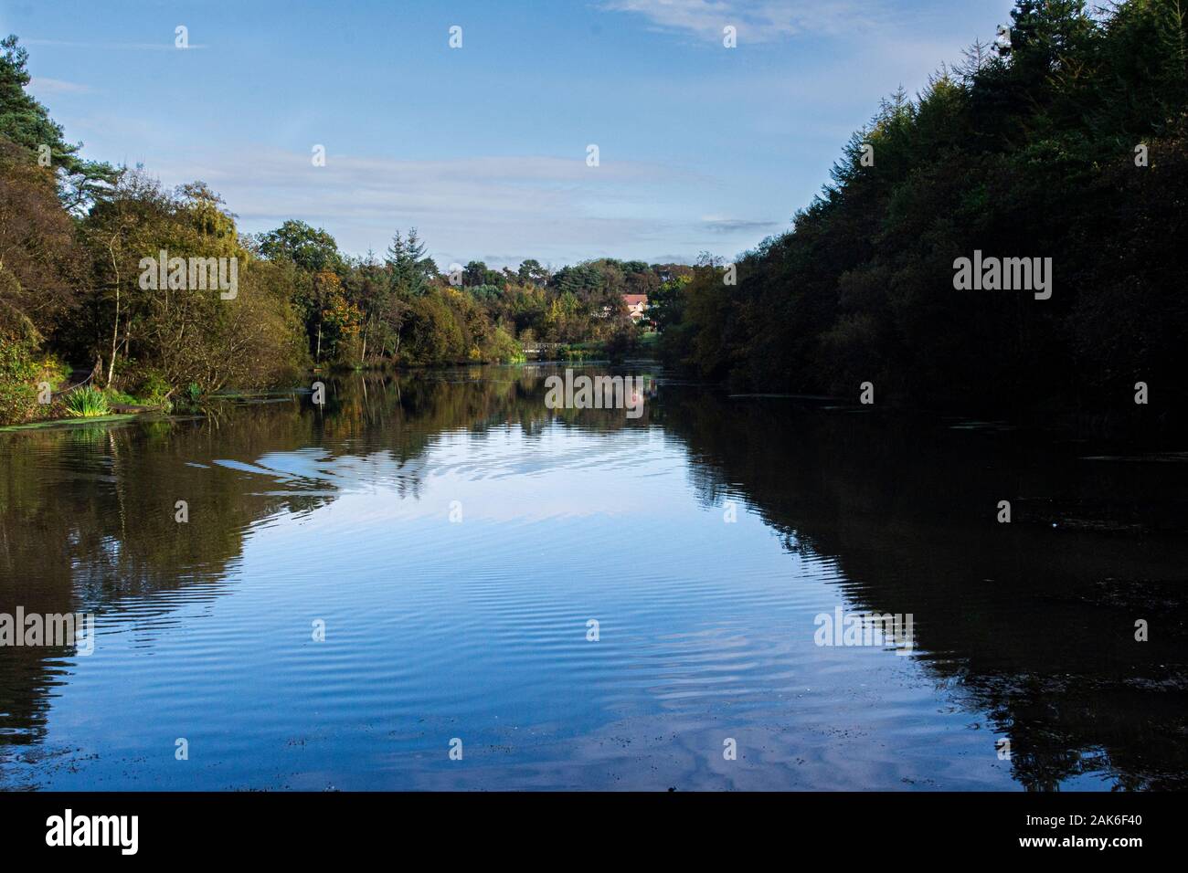 Eliburn Reservoir, Livingston Stock Photo - Alamy