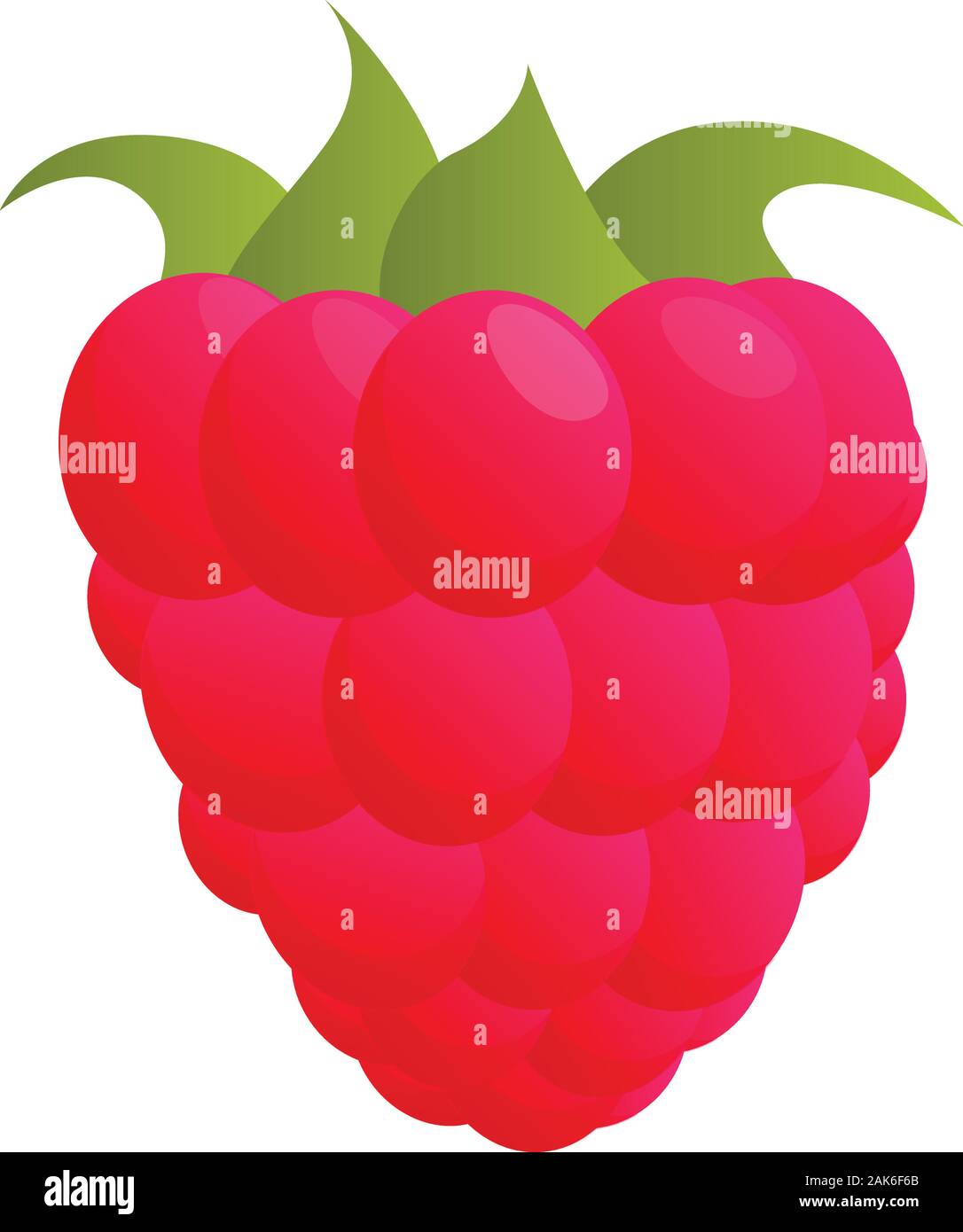 Sweet raspberry icon. Cartoon of sweet raspberry vector icon for web ...