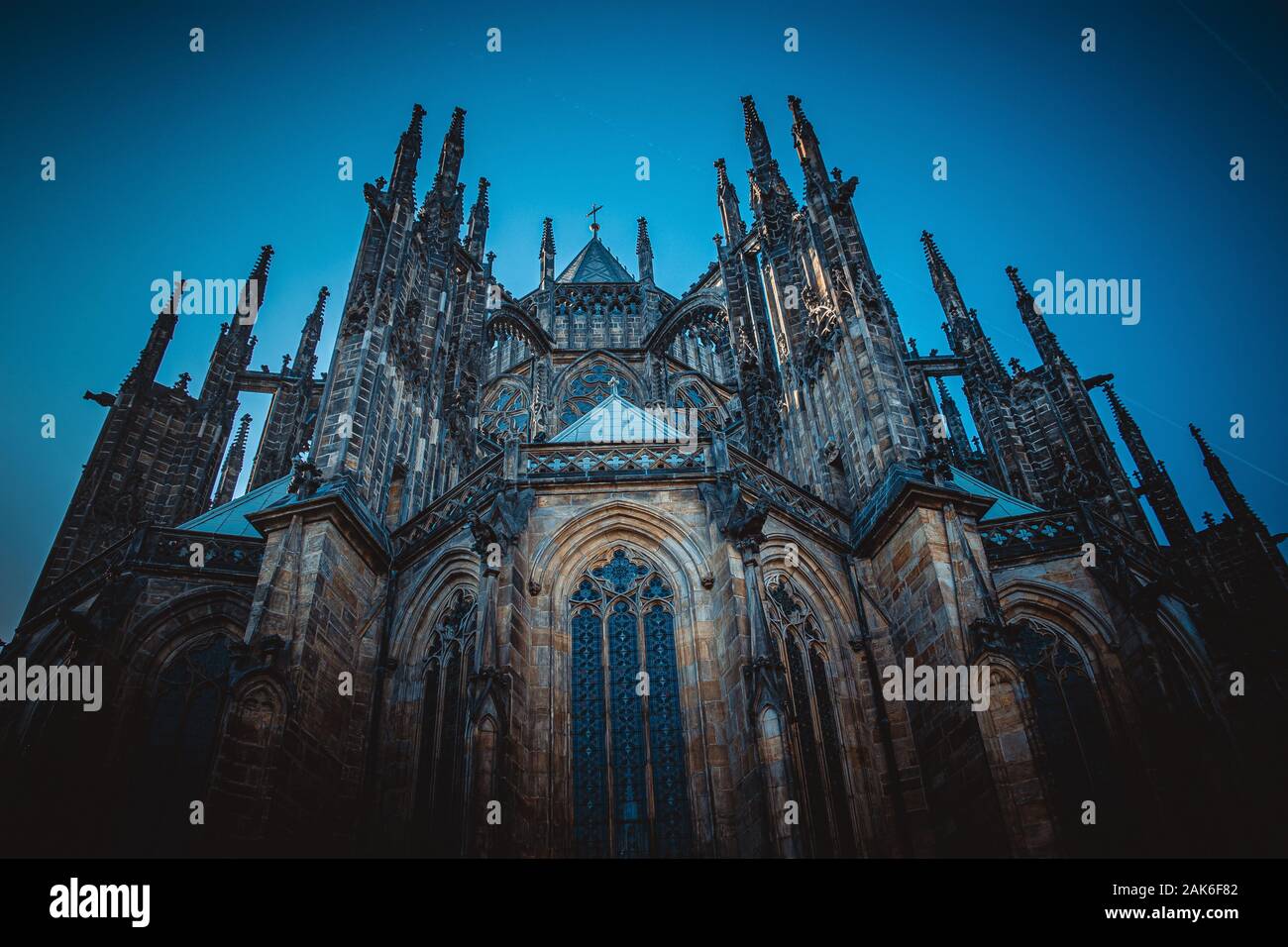 St. Vitus Cathedral back side Stock Photo - Alamy