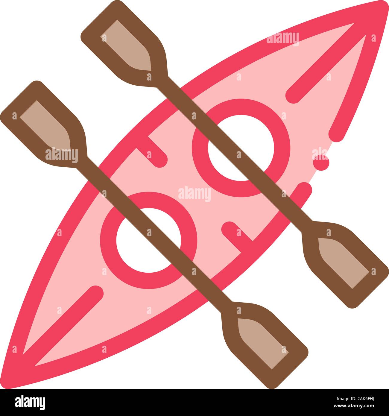 Canoe Canoeing Icon Vector Illustration Stock Vector Image And Art Alamy