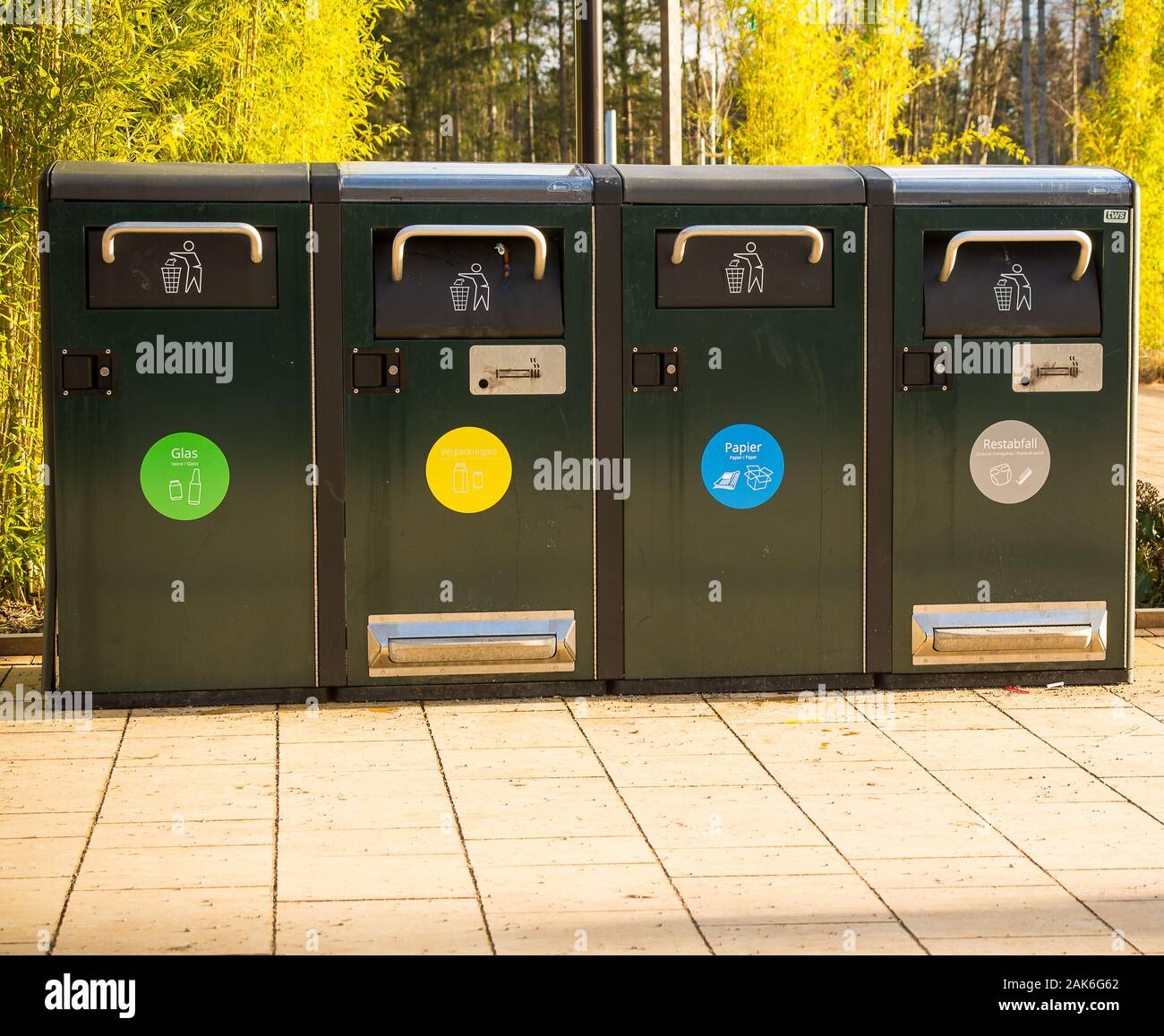 Germany different garbage bins hi-res stock photography and images - Alamy