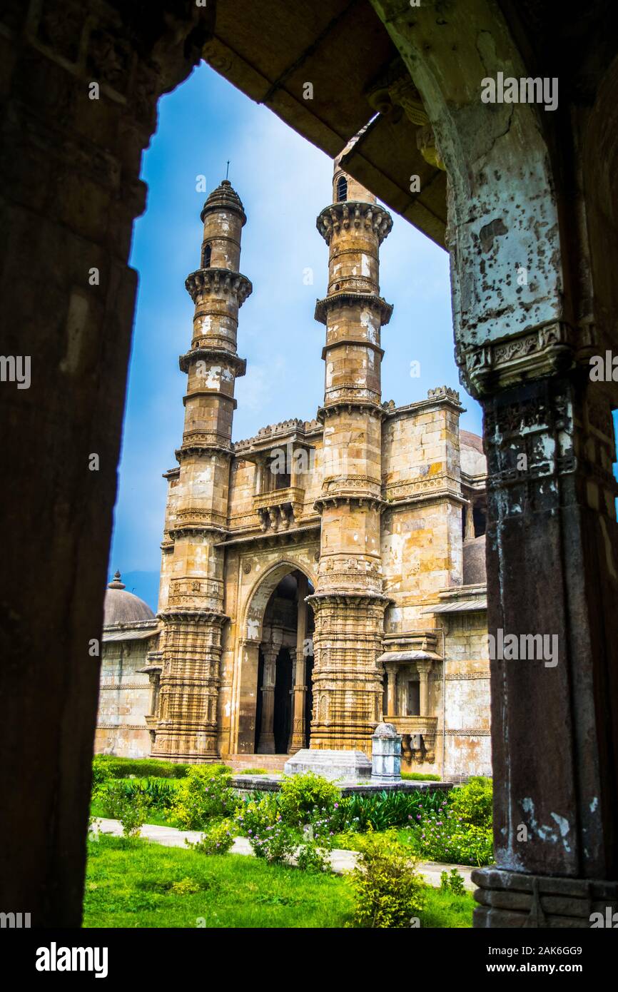 Champaner pavagadh archaeological park hi-res stock photography and ...