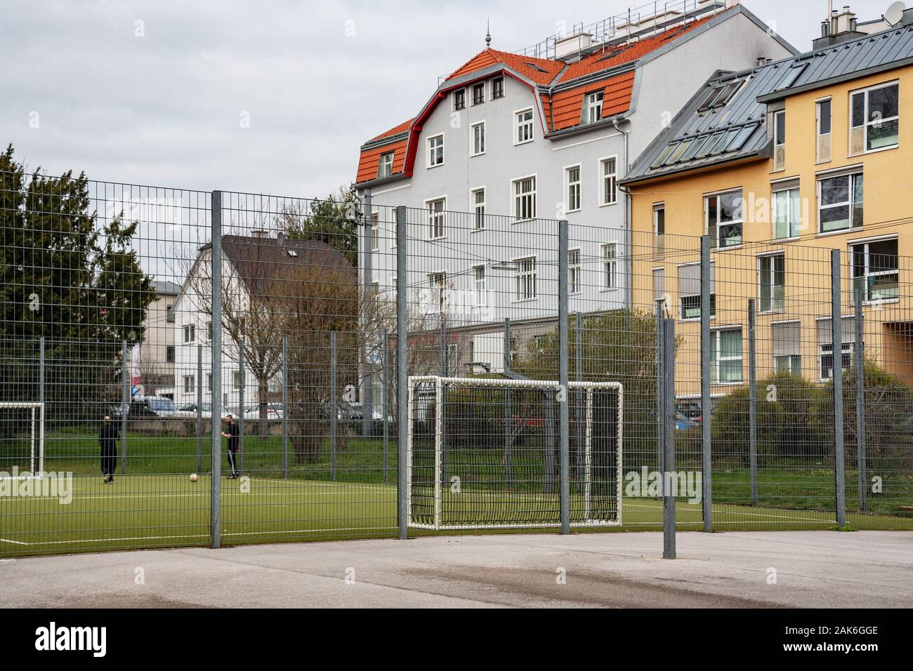 View to the recreation ground place in Vienna Stock Photo - Alamy