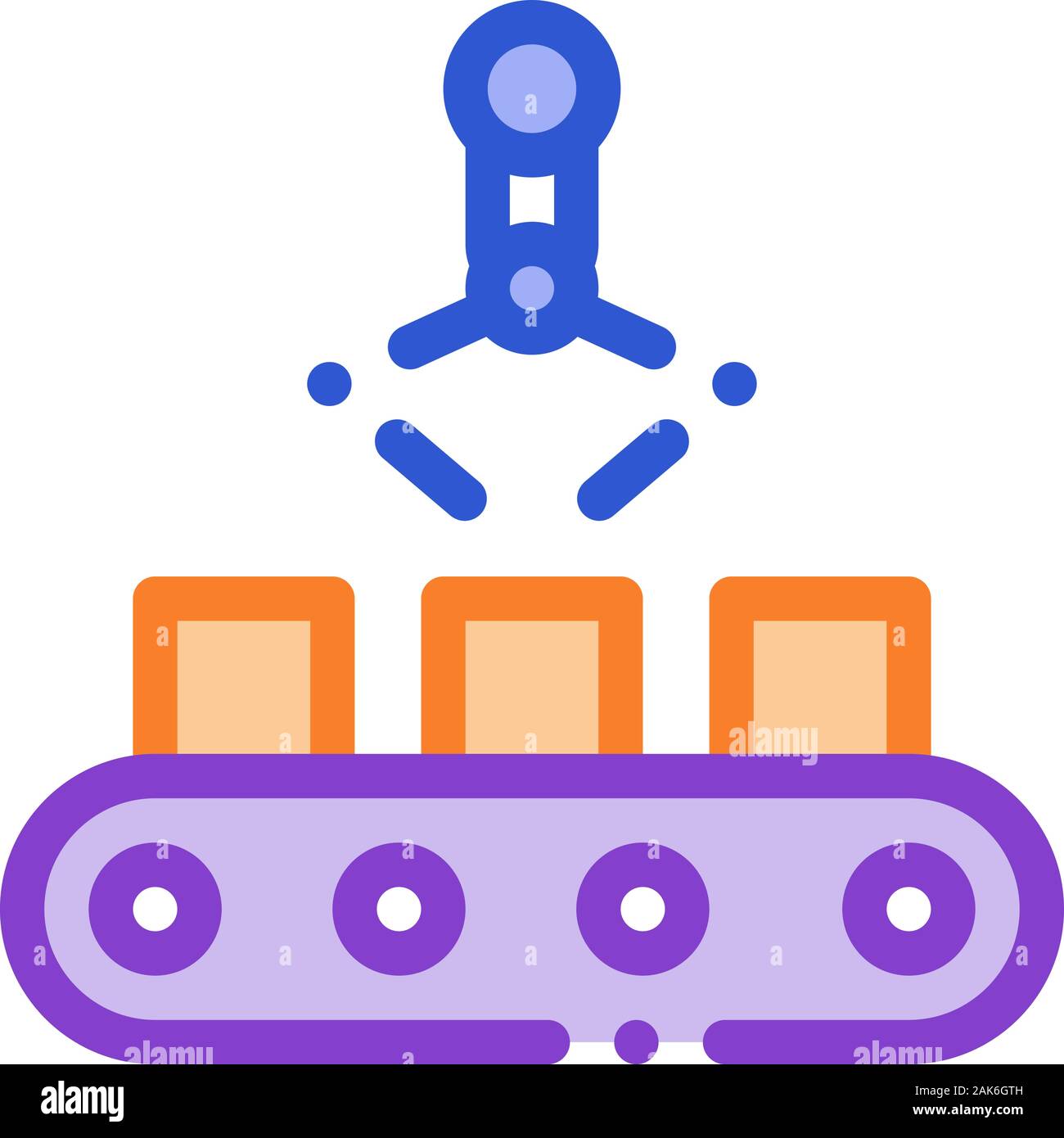 Manufacturing Product Selection Metallurgical Icon Vector Illustration ...